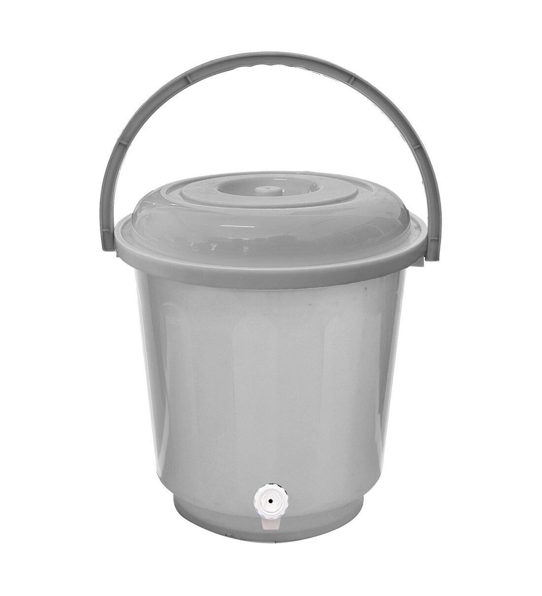 Buy 18 Ltrs Grey Plastic Bucket By Kuber Industries Online - Buckets ...