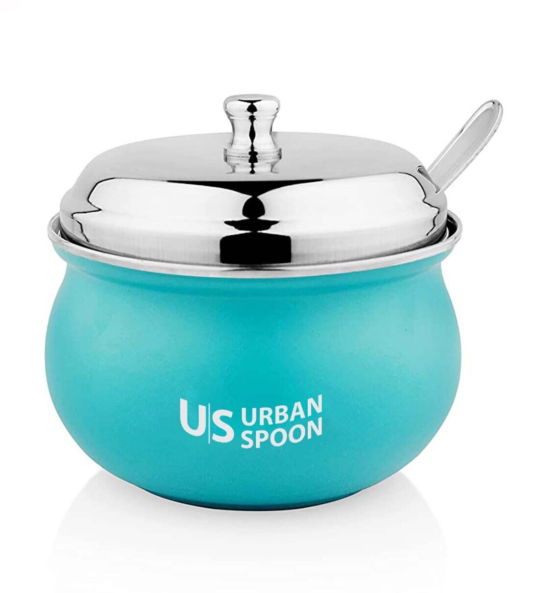 Buy 300ml Blue Stainless Steel Ghee Pot With Spoon at 73% OFF by ...