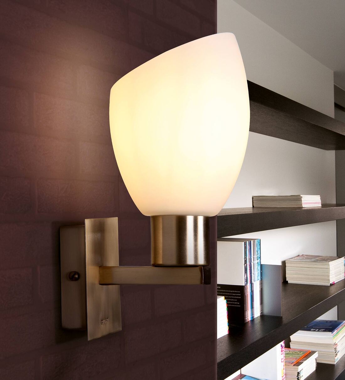 Buy Madeira Gold Metal and Glass Wall Sconces by Philips Online ...