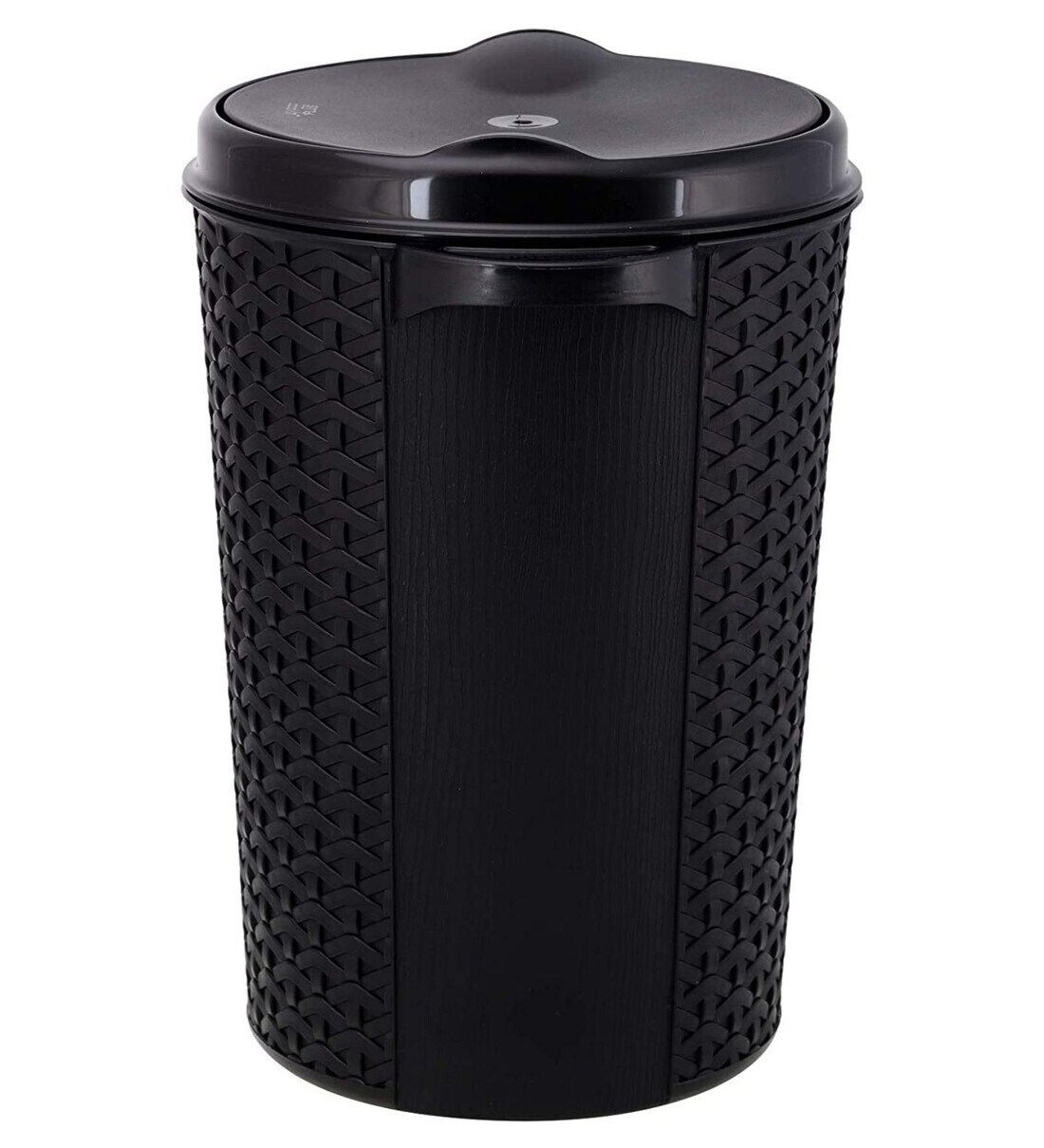 Buy 8 Ltr Black Polypropylene Fliptop Dustbin by Regalo Online ...