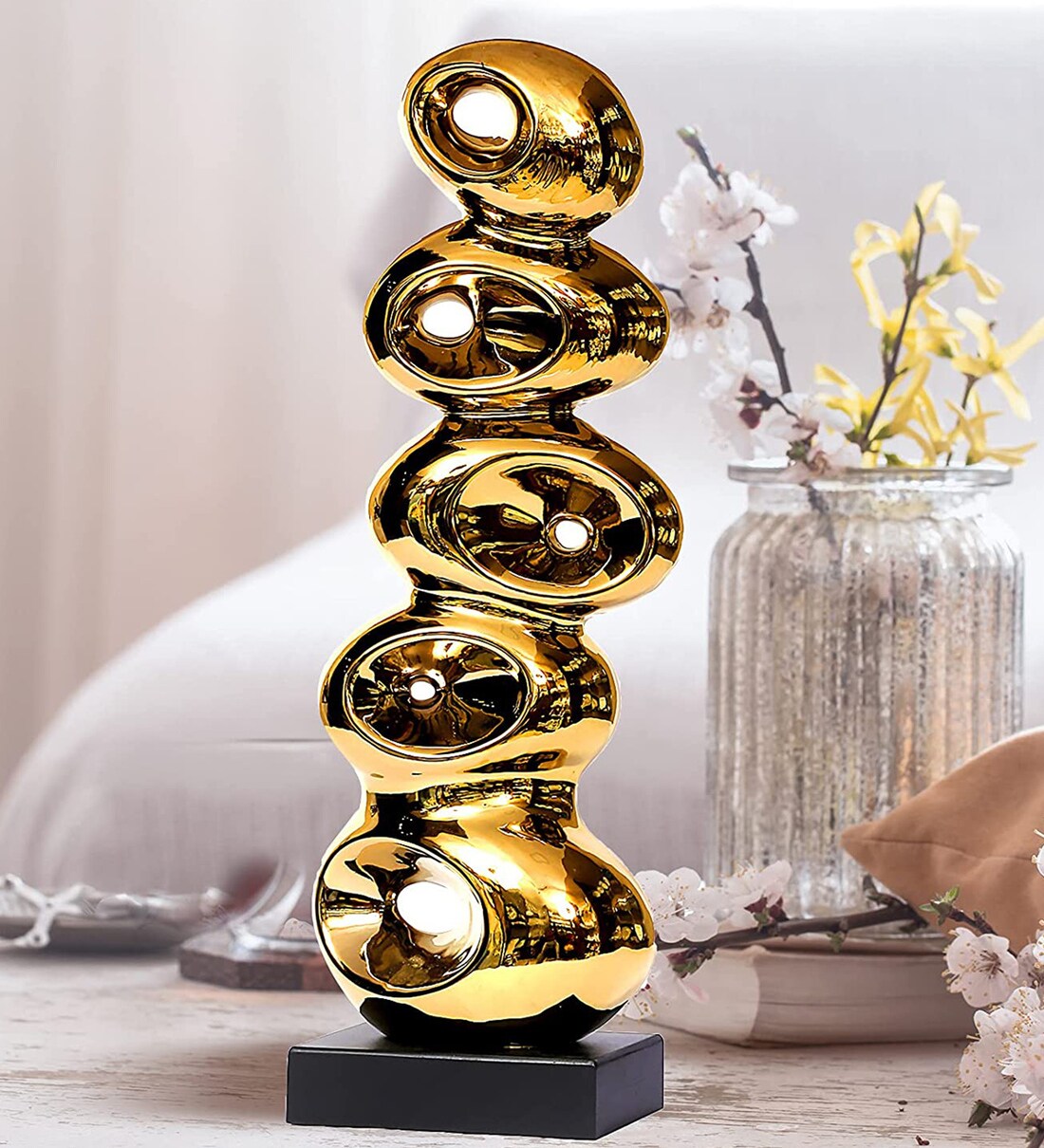 Buy Abstract Ceramic Table Accent by The White Ink Decor Online ...