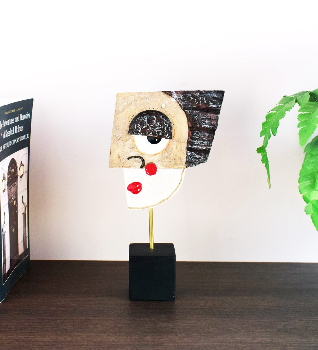 Buy Abstract Face Multicolour Resin Human Figurine at 31% OFF by Morcee ...