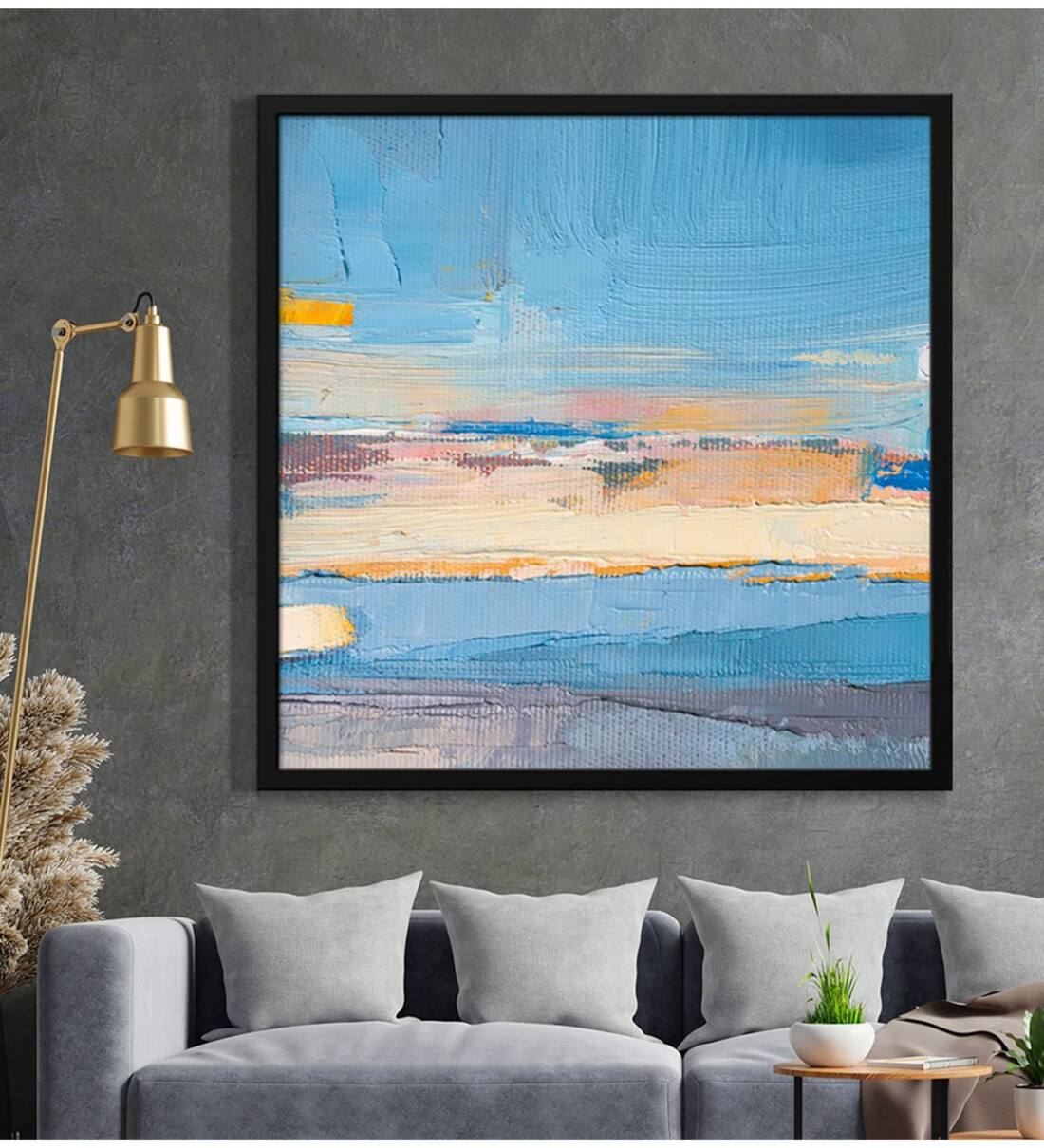 Buy Abstract Modern Art Canvas Wall Painting at 100% OFF by 999Store ...