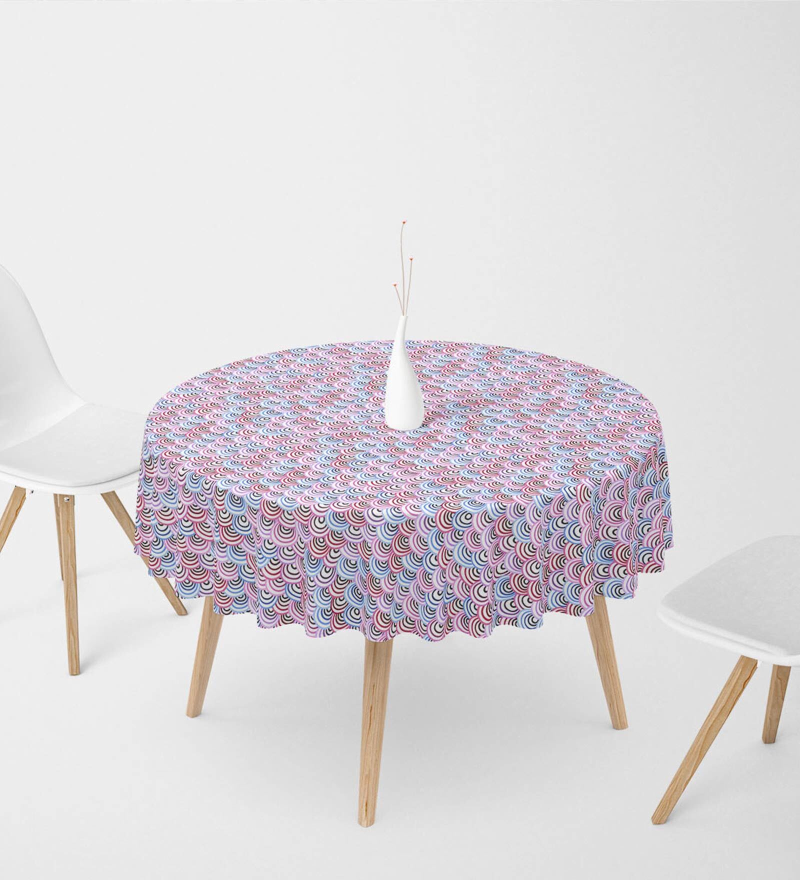 Buy Doodles (54x54) Multicolor Canvas Table Cloth at 73% OFF by ...