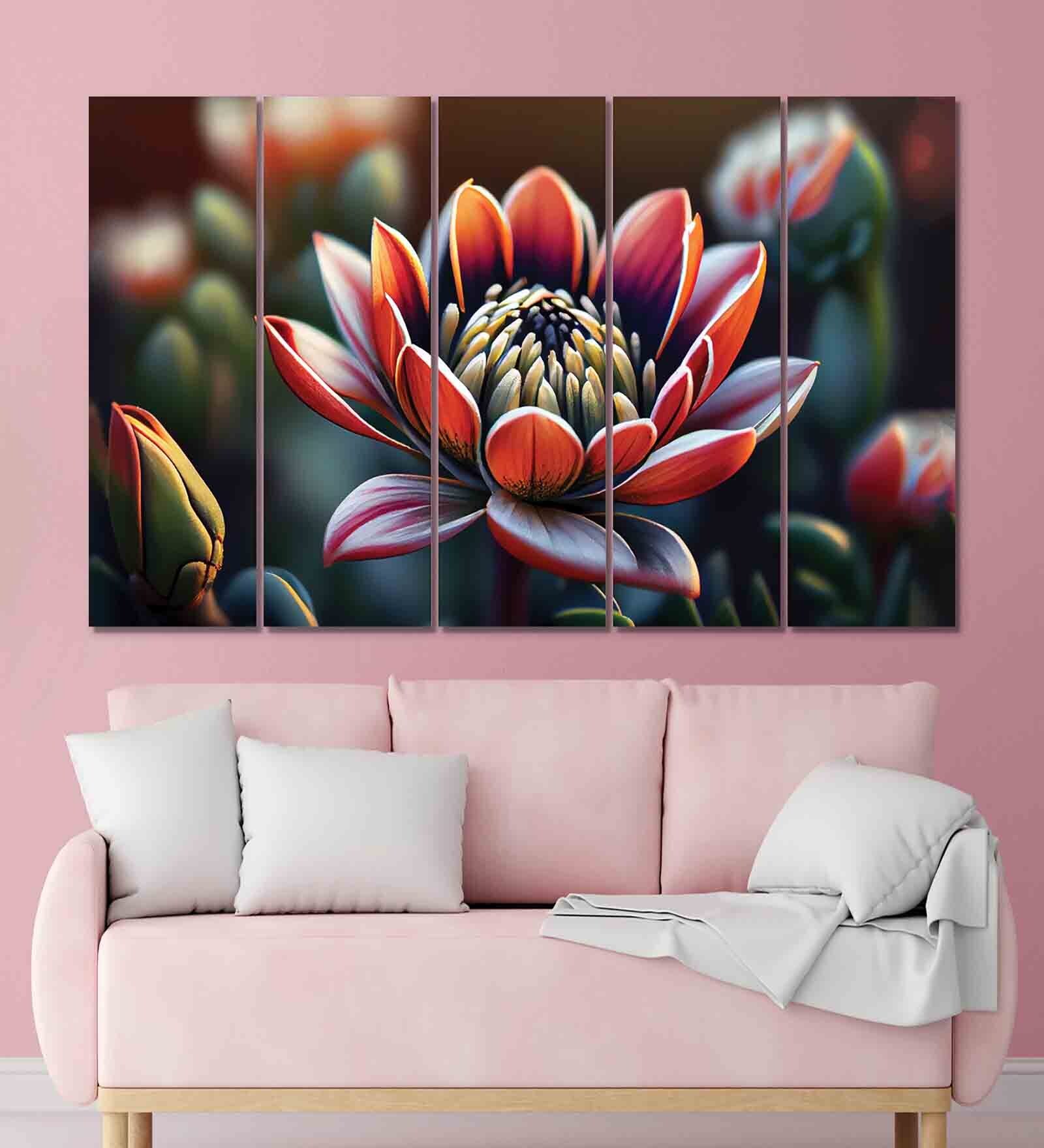 Buy Abstract Multicolour MDF (Set of 5) Art Panels at 70% OFF by Random ...