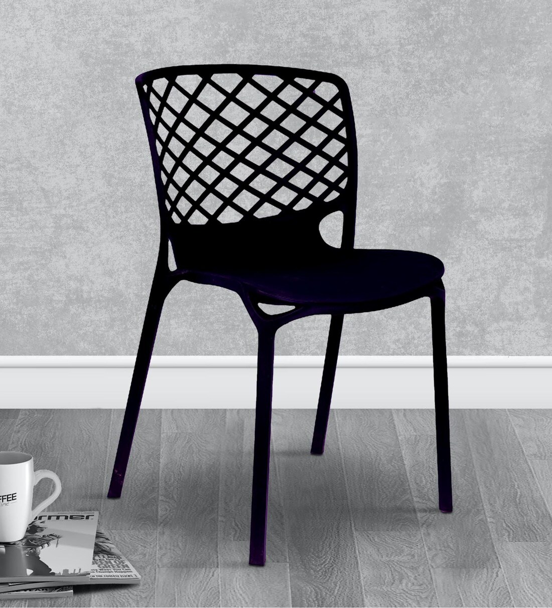 Buy Akemi Plastic Chair in Black Colour at 35% OFF by Creative Seating ...