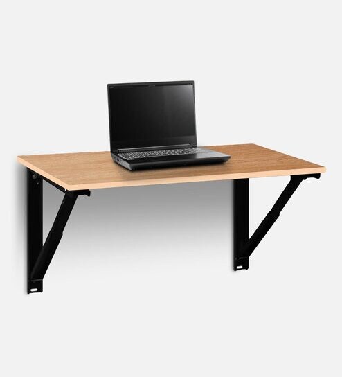 Buy Alicia Wall Mounted Table in Intel Beige Finish Online - Wall ...