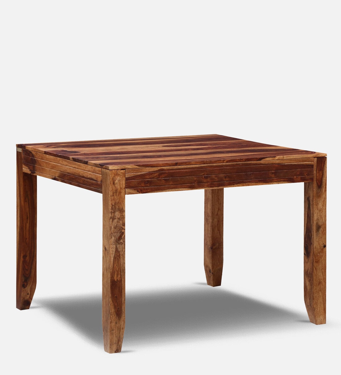 Buy Anitz Sheesham Wood 4 Seater Rectangular Dining Table in Warm ...