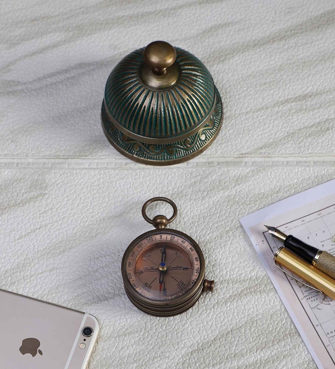 Buy Antique Brown Brass Pocket Watch by Pristine Interiors at 40% OFF ...