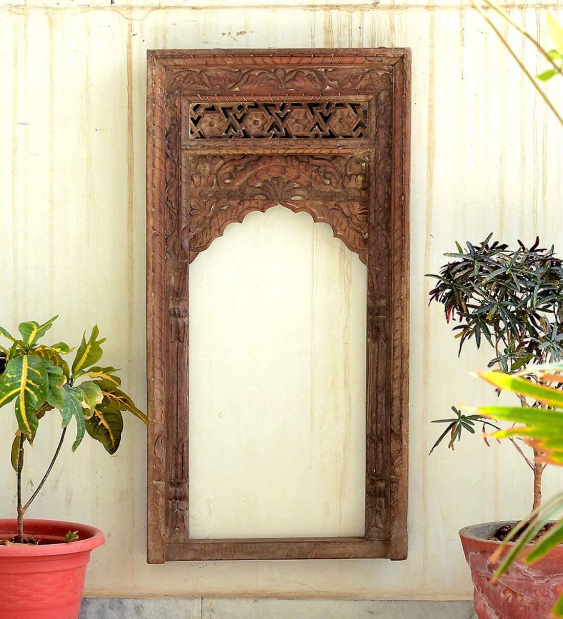 Buy Antique Wood Jharokha by Craft Tree Online - Jharokhas - Jharokhas ...