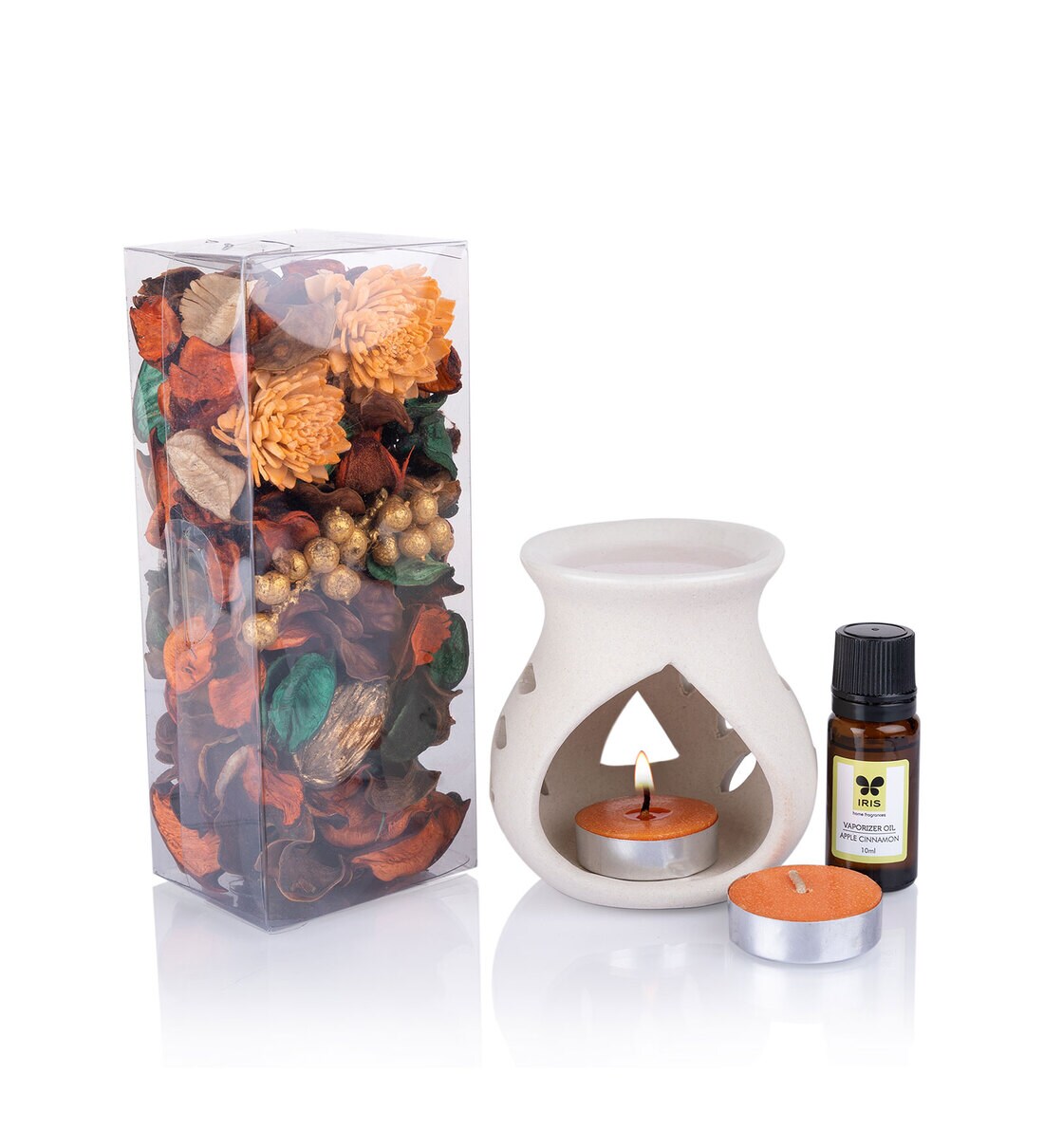 Buy Apple Cinnamon Oil & Diffuser Decor Gift Set (Set Of 5) at 14% OFF ...