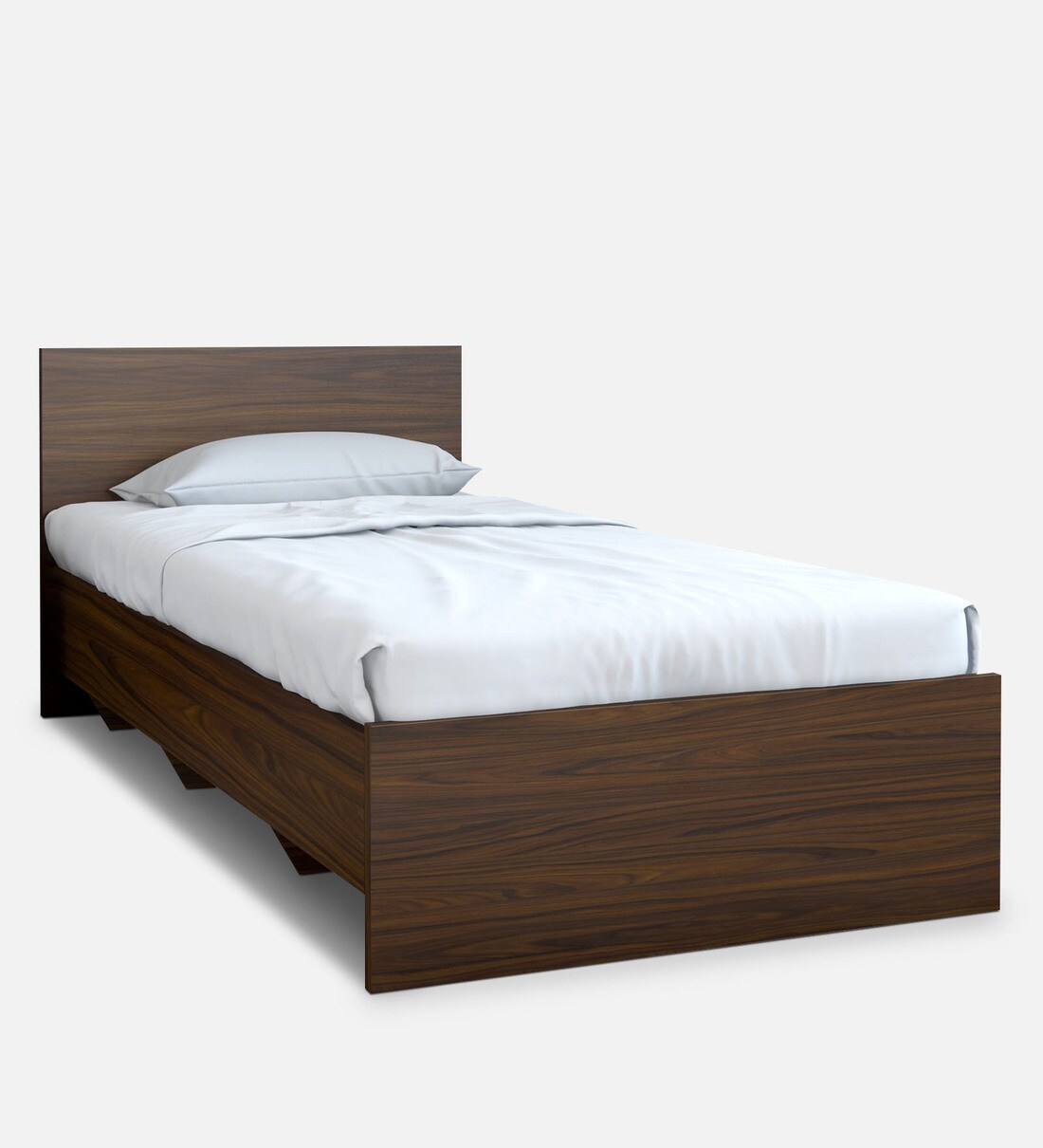 Buy Arthur Single Bed in Walnut Finish at 44% OFF by Nilkamal | Pepperfry