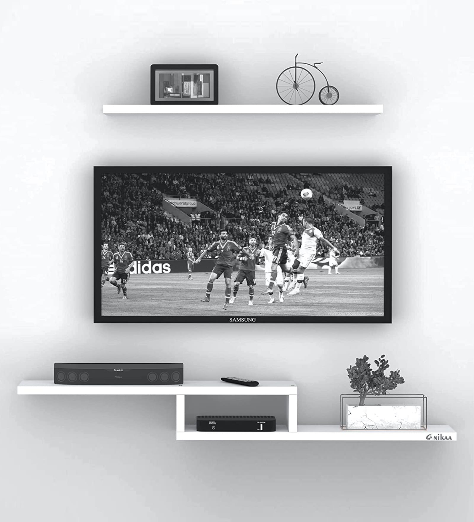 Buy Archie TV Unit in White Finish for TVs up to 43\ Online - TV Units ...