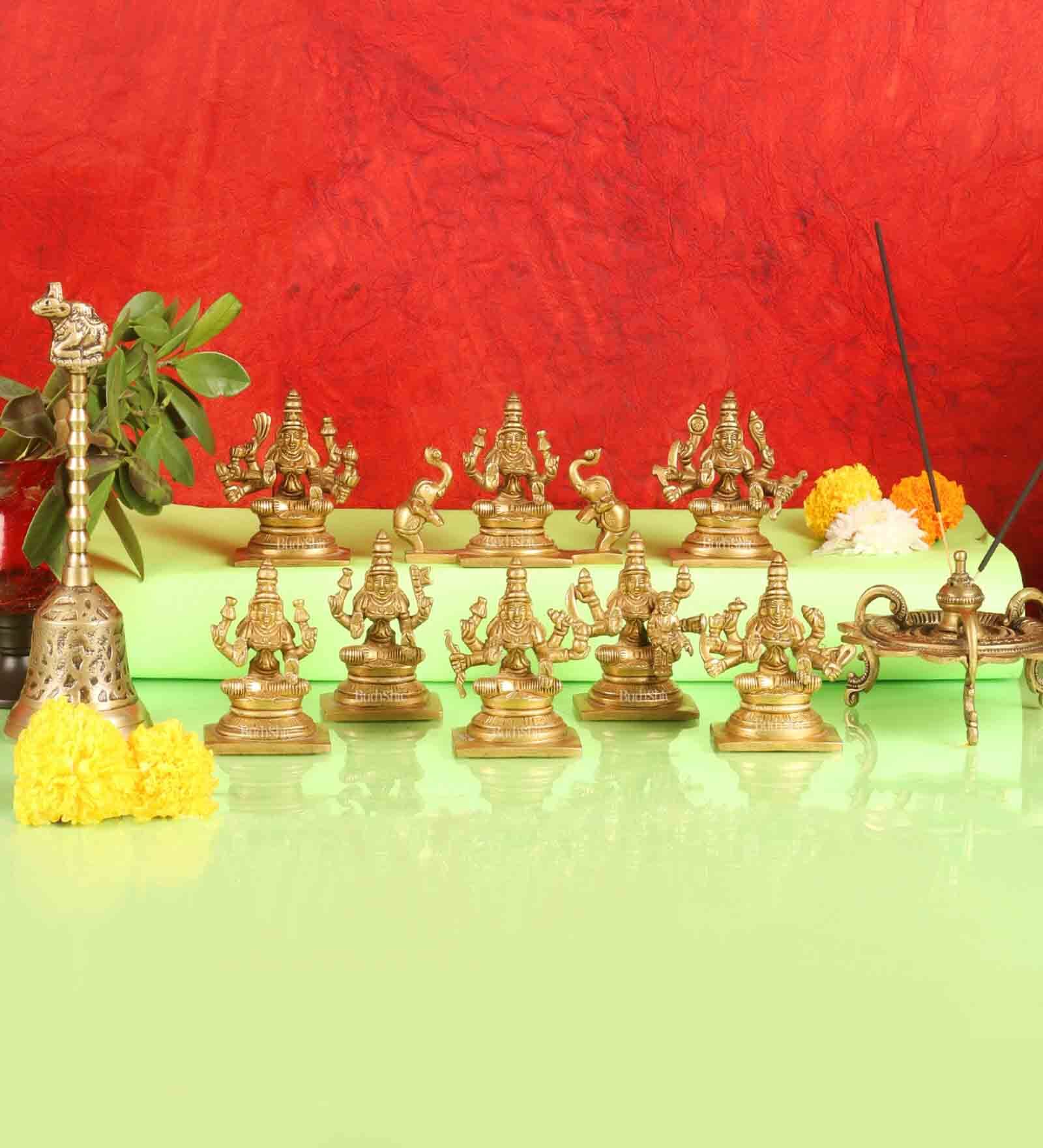 Buy Ashtalakshmi Brass Religious Idol at 25% OFF by BudhShiv | Pepperfry