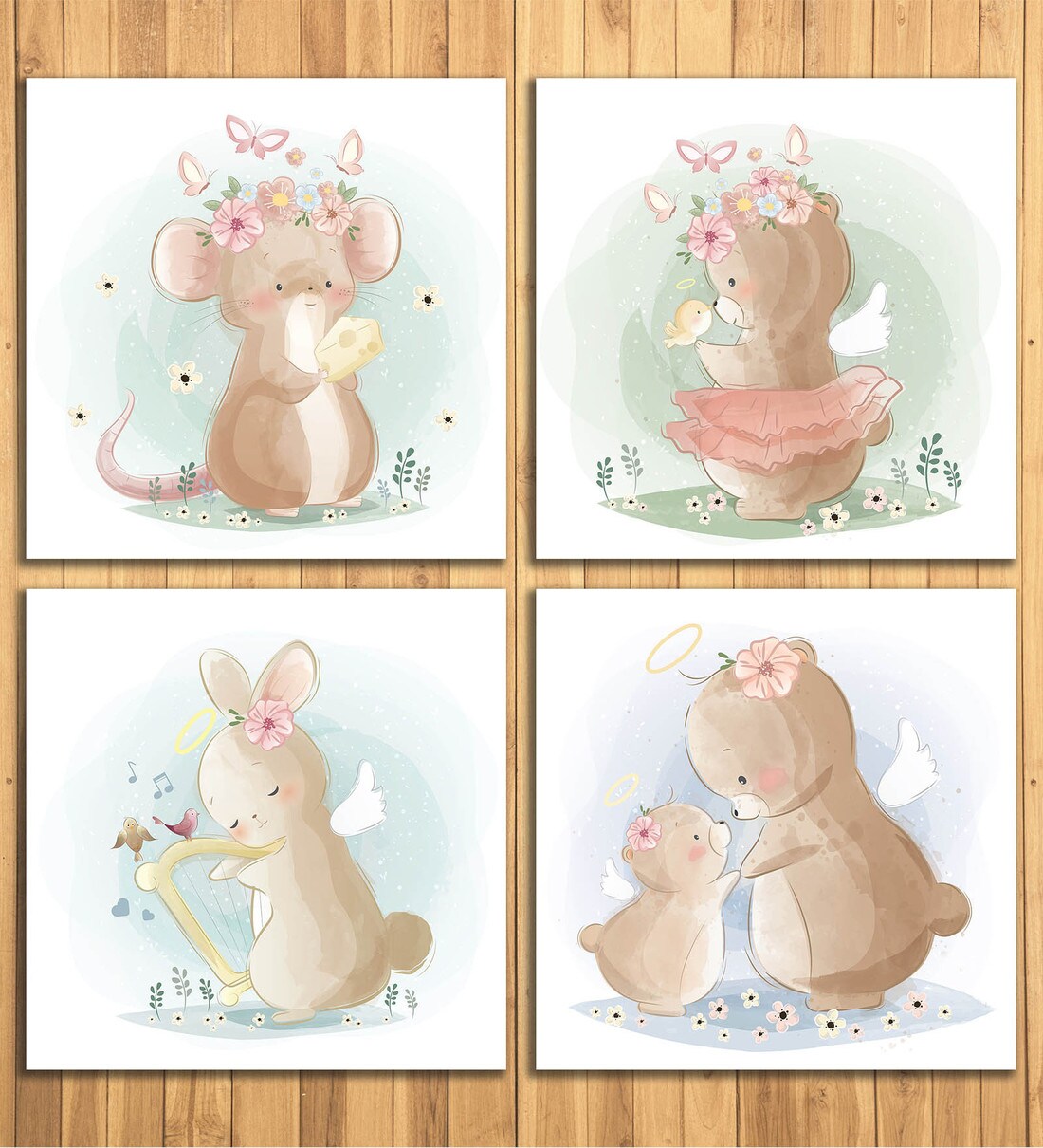 Buy Baby Teddy Wall Panels by Wens at 8% OFF by Wens | Pepperfry