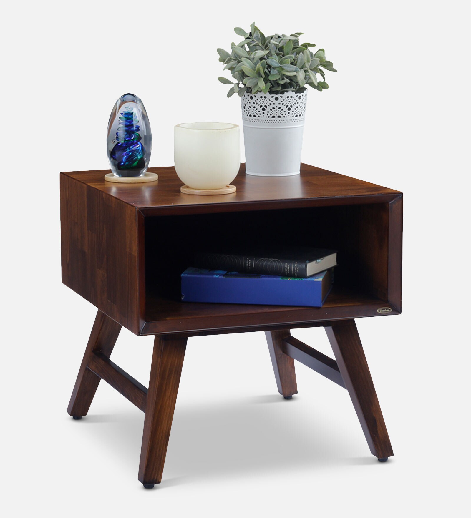 Buy Bassett Side Table in Dark Oak Colour Online - Contemporary End ...