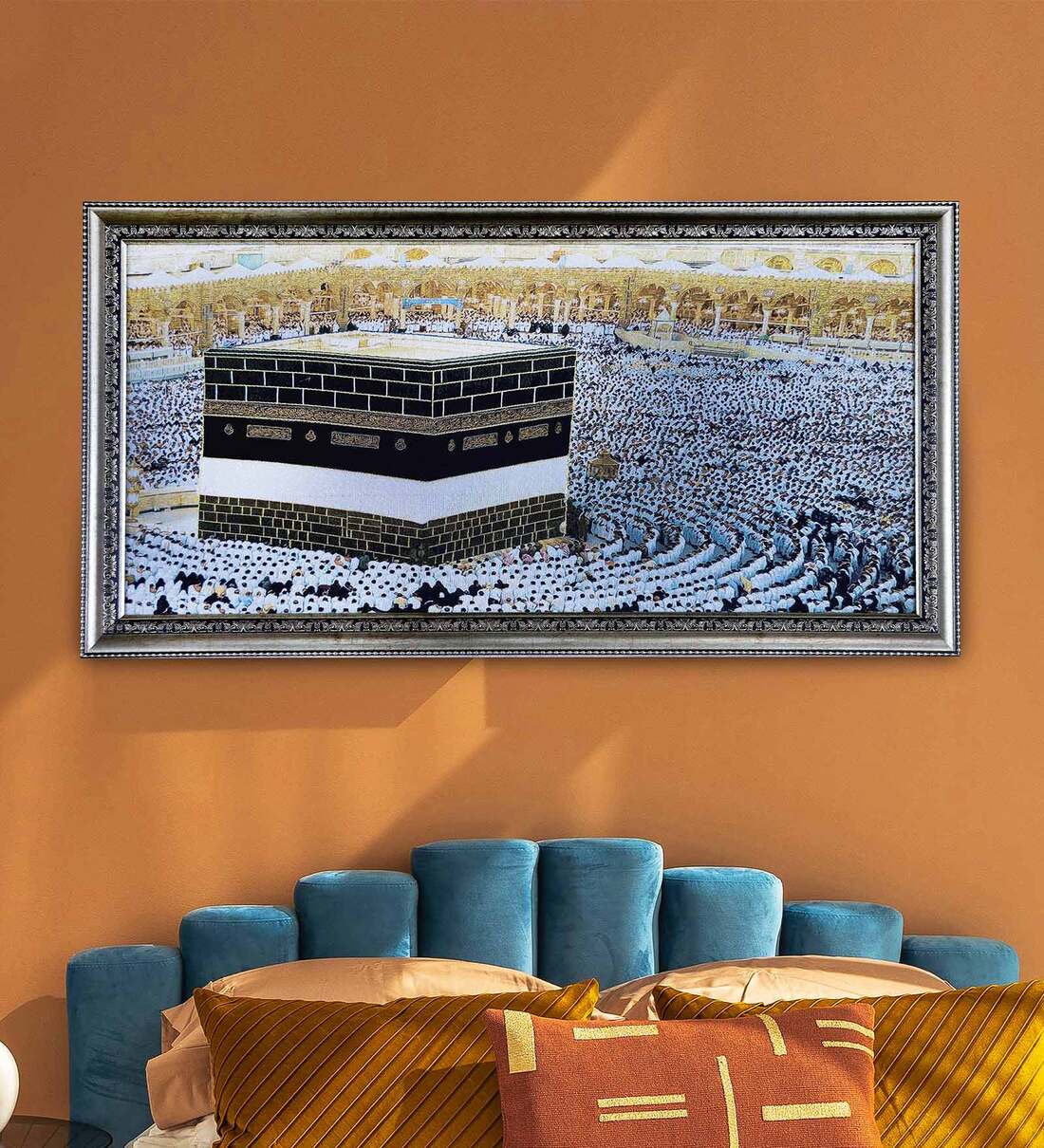 Buy Art Gali Tapestry Art Hand Woven Intricate Painting of Mecca at 18% ...