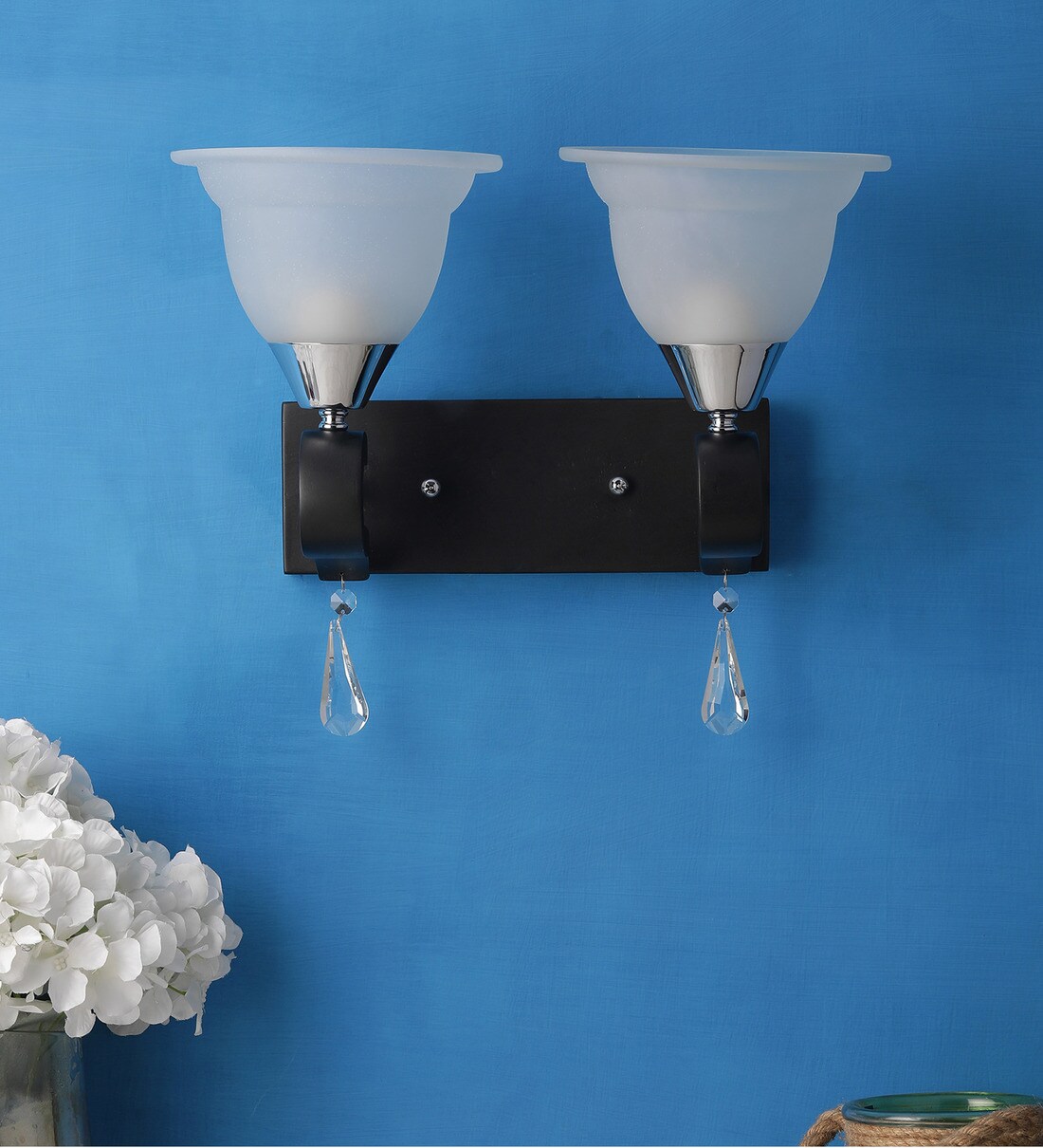 Buy Black Metal Wall Light by Eliante by Jainsons Lights at 54% OFF by ...