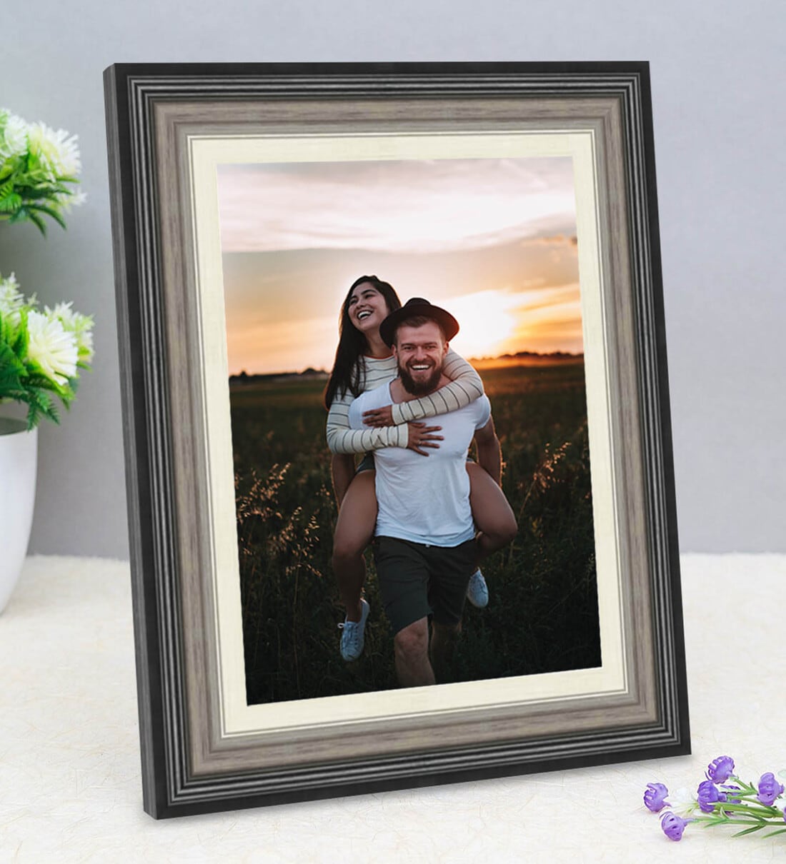 Buy Black Synthetic Wood Wall Hanging/Table Top Photo Frame at 26% OFF ...
