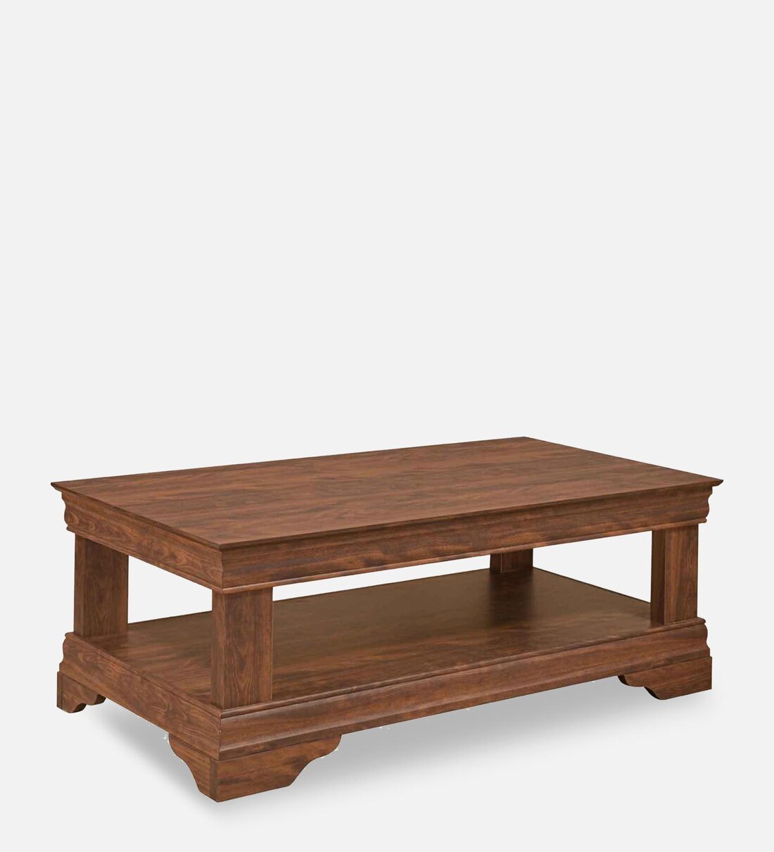 Buy Blake Center Table in Walnut Colour Online - Traditional Coffee ...