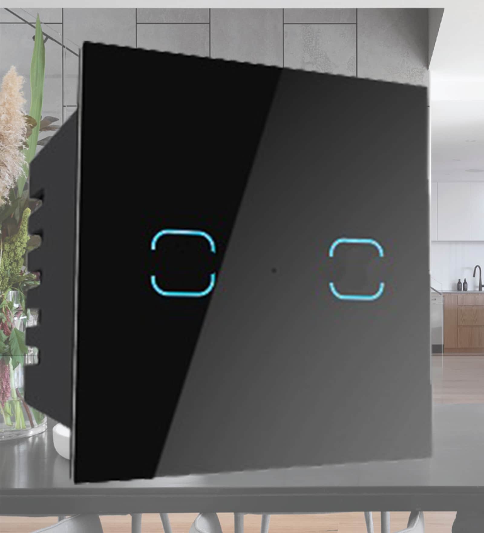 Buy Black Smart Touch Switch 2 Way By Kamonk Online - Smart Bulbs ...