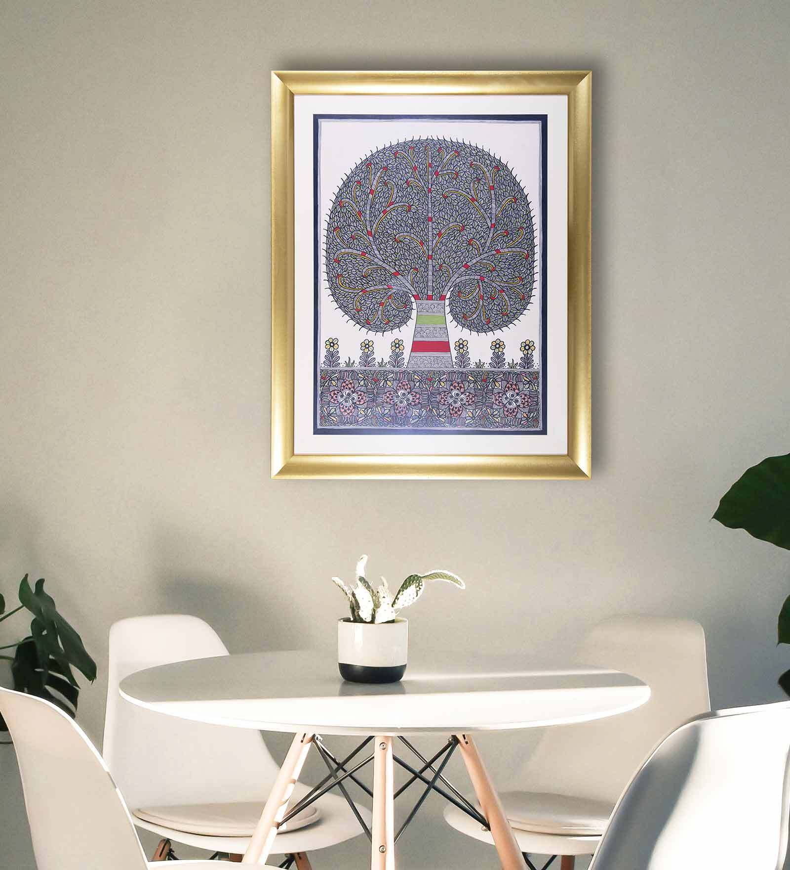 Buy Tree of Life Original Handmade Madhubani Painting By Art Gali at 18 ...