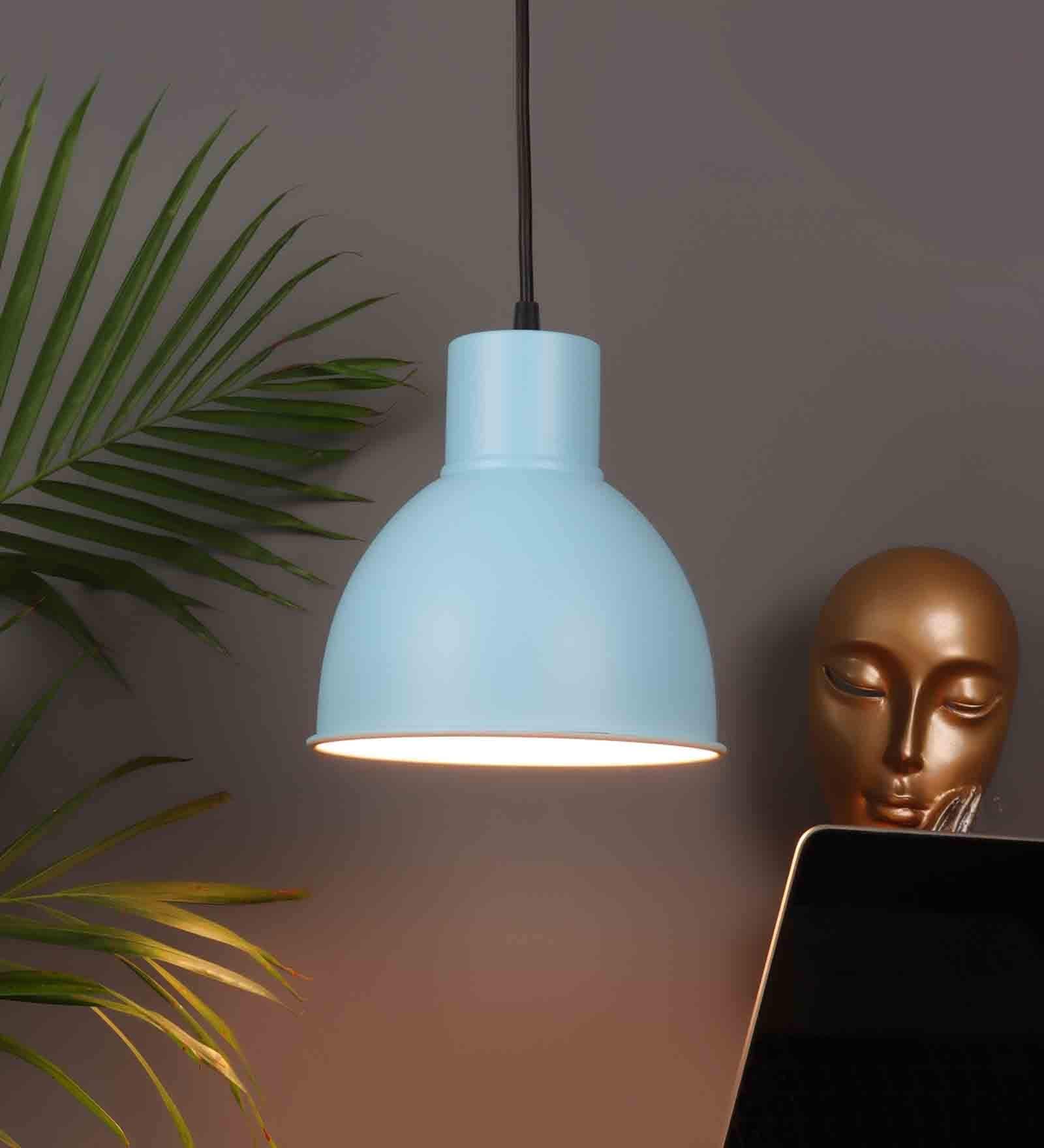 Buy Branco 1965 Monging Blue Metal Hanging Light at 60% OFF by ...