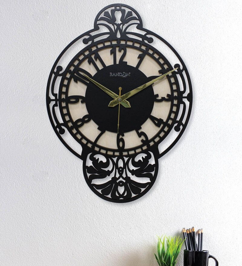Buy Black MDF Smack Novelty Wall Clock Online - Novelty Wall Clocks ...
