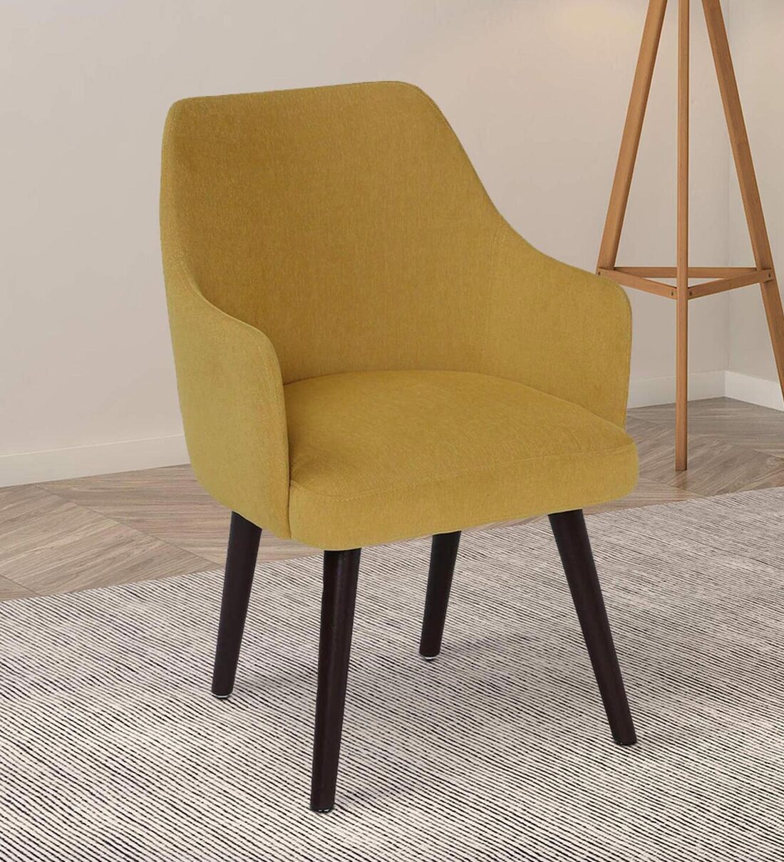 Buy Bolivar Fabric Dining Chair In Yellow Colour at 16% OFF by ...