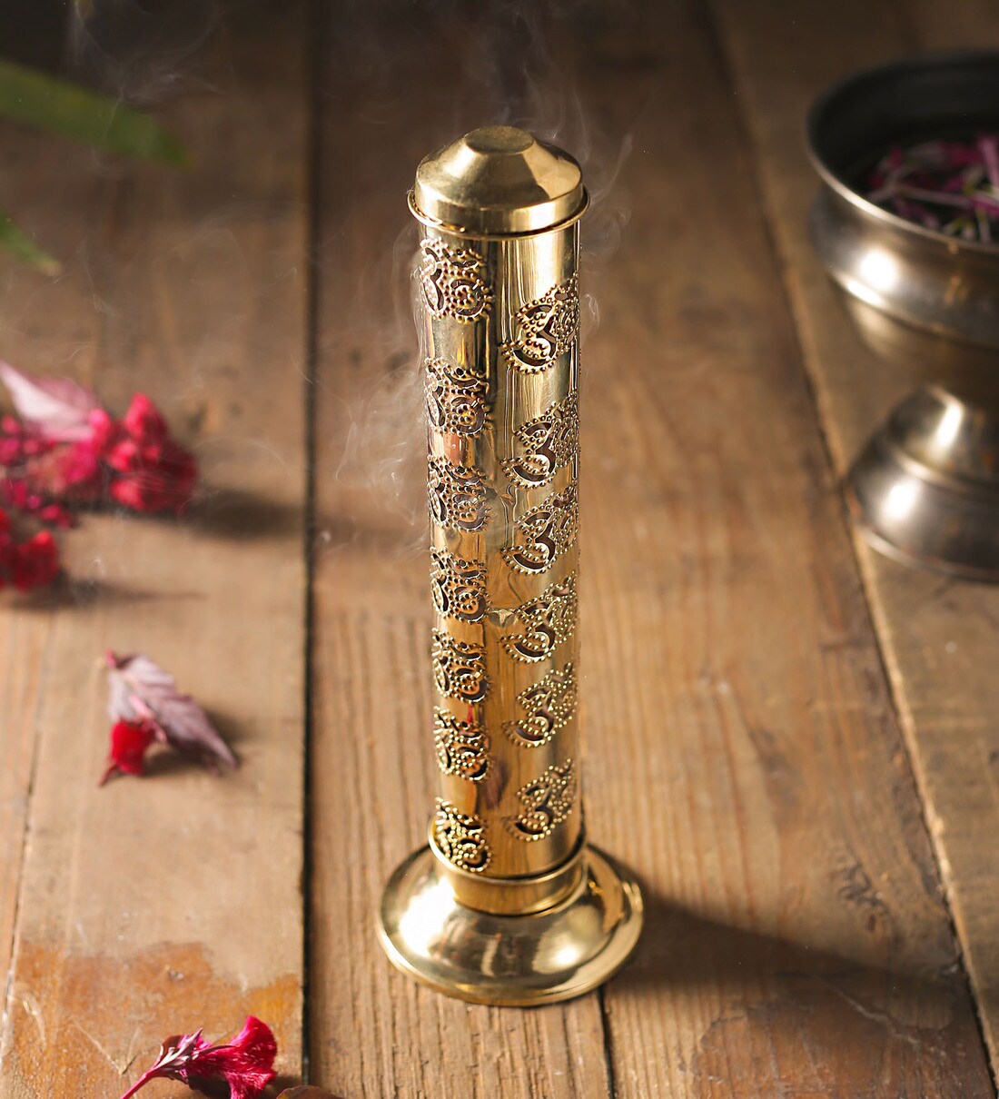 Buy Brass Om Designer Agarbatti Stand / Incense Holder By Arghyam at 37 ...