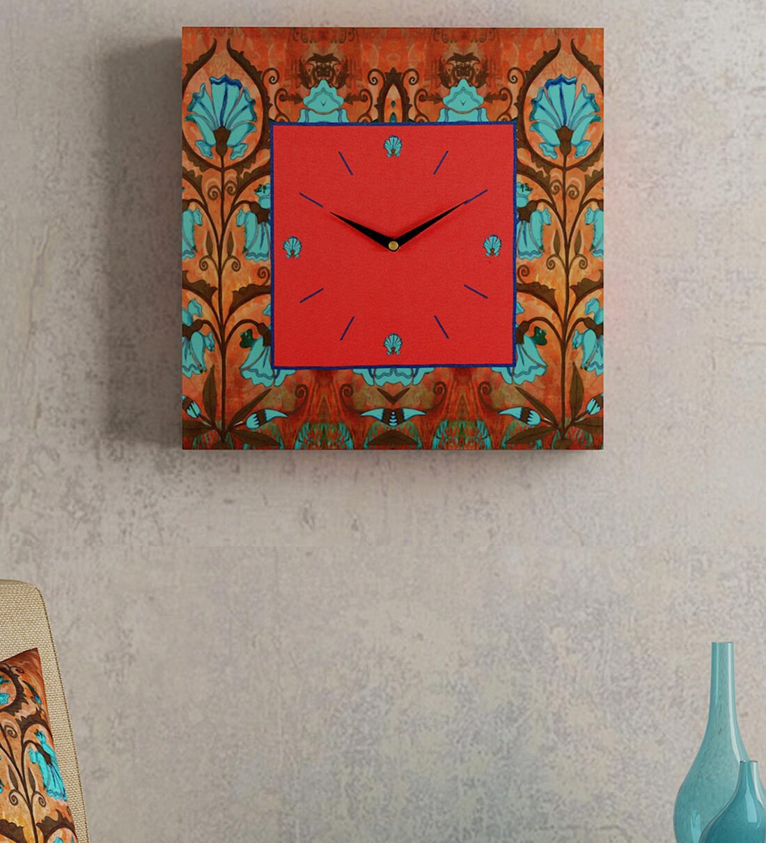 Buy Brown Pinewood & MDF Traditional Wall Clock at 73% OFF by SEJ By ...