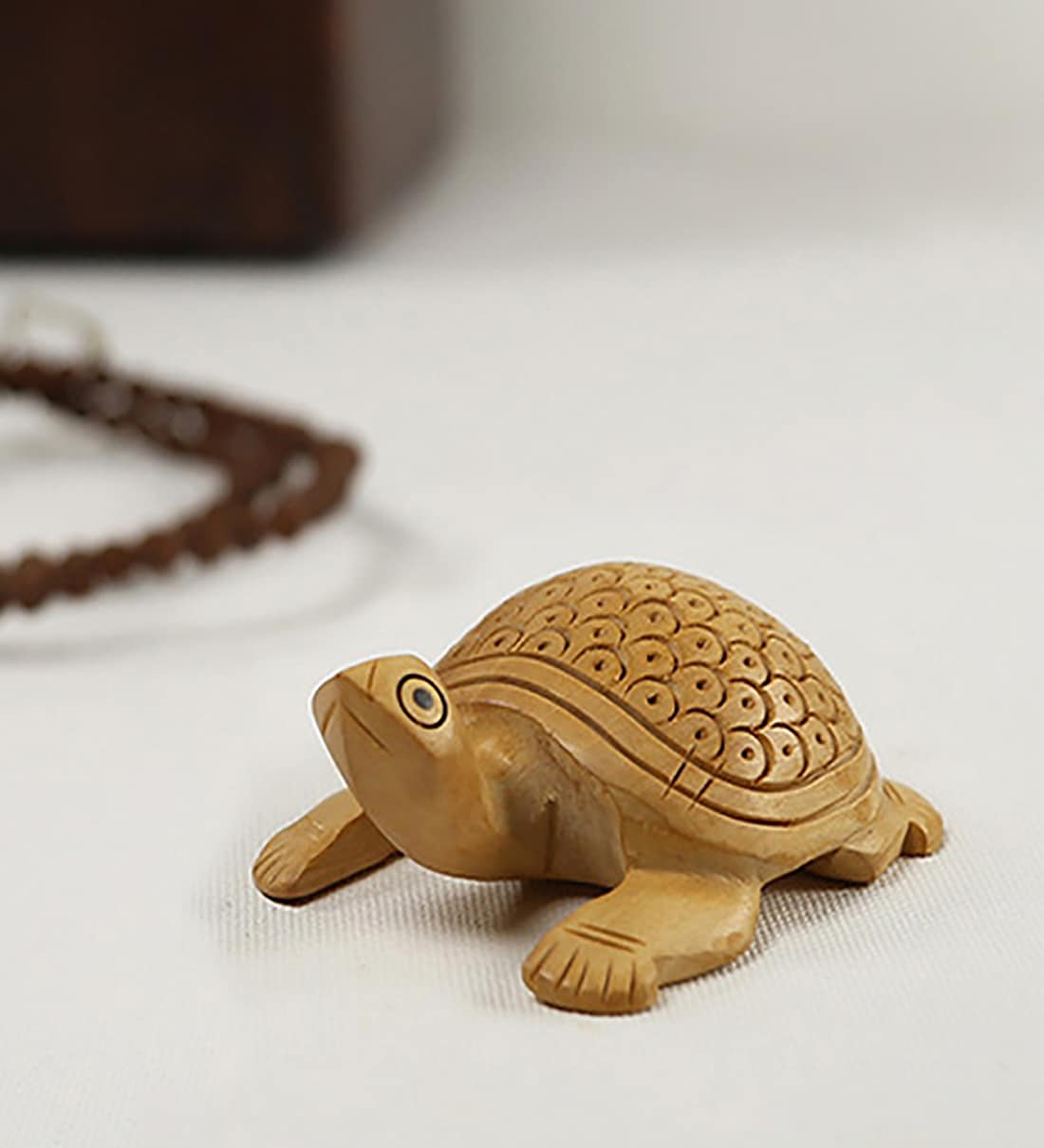 Buy Brown Wooden Kachhua Devi Handicrafts by Devi Handicrafts Online ...