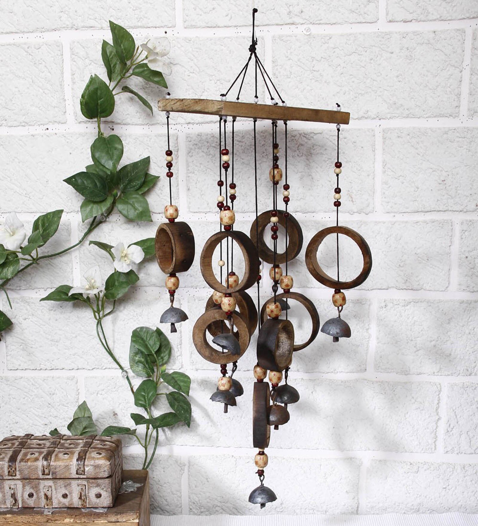 Buy Brown Bamboo Loop Wind Chime Online - Feng Shui - Spiritual - Home ...