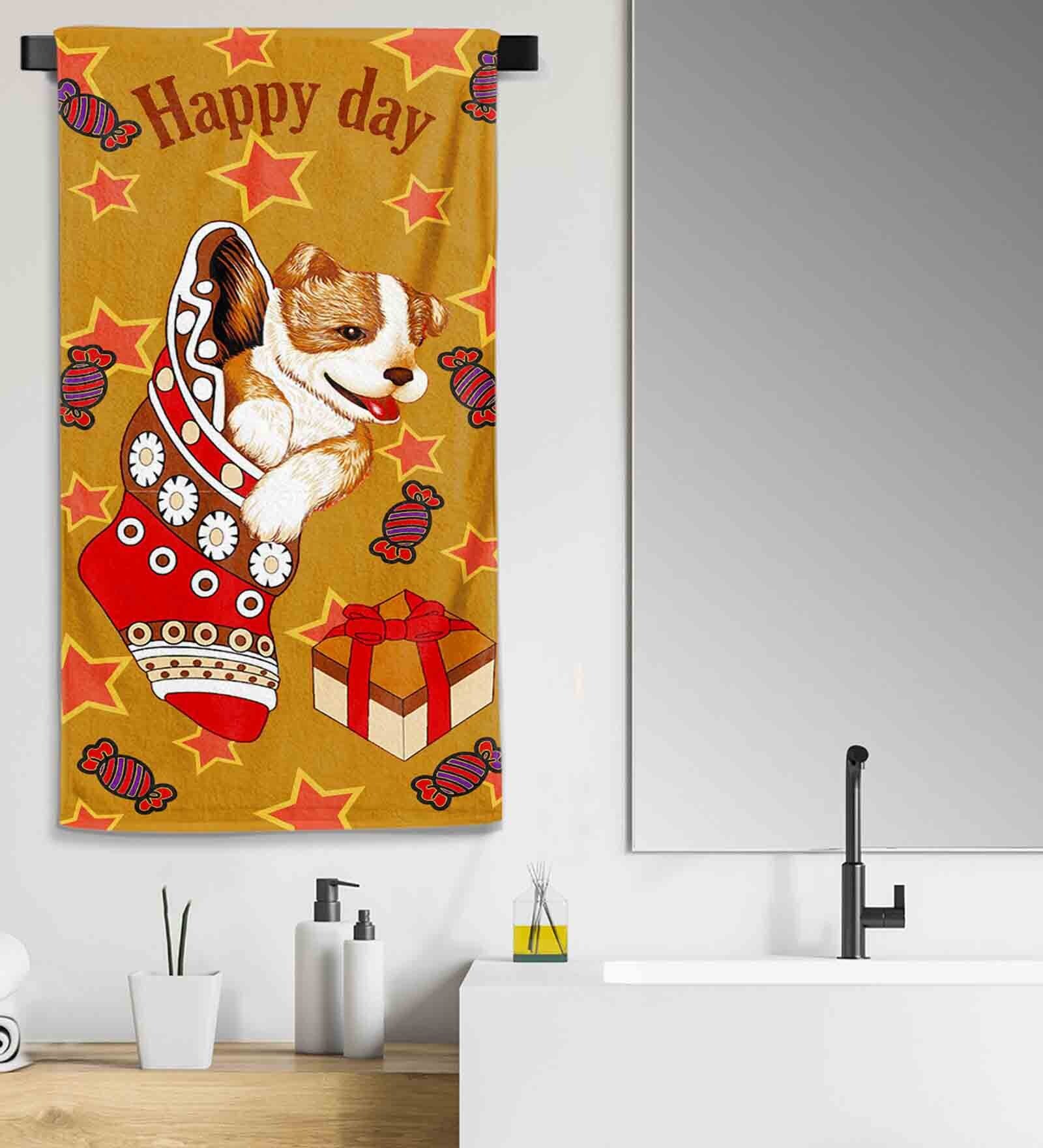 Buy Brown Cotton Solid 300 GSM Bath Towel by Sassoon fab at 20% OFF by ...