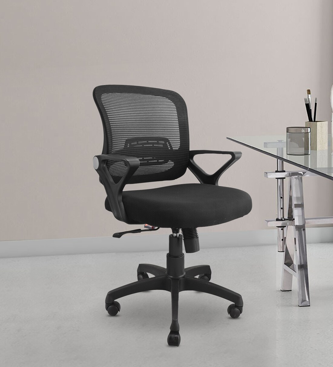Buy Cerise Ergonomic Office Chair In Black Colour at 20% OFF by Adiko ...