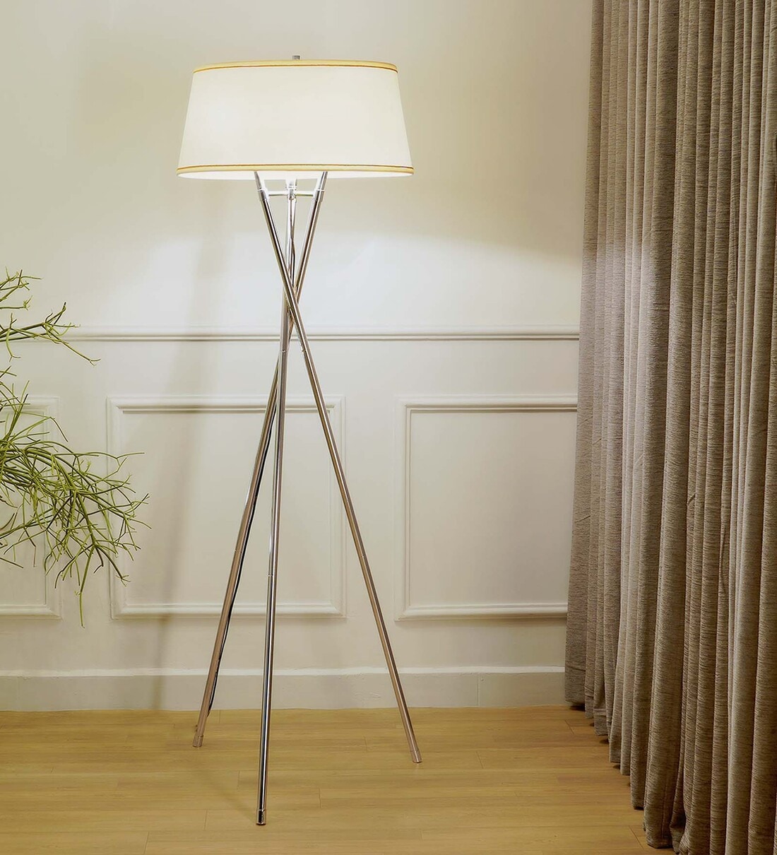 Buy Chrome Shade Floor Lamp With Metal Base By Kapoor LampShades at 47% OFF by Kapoor Lampshades ...