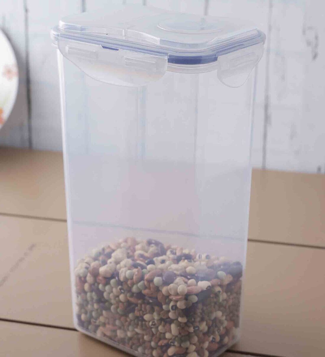 Buy Classic 2.4 Litres Transparent Plastic Airtight Food Storage ...