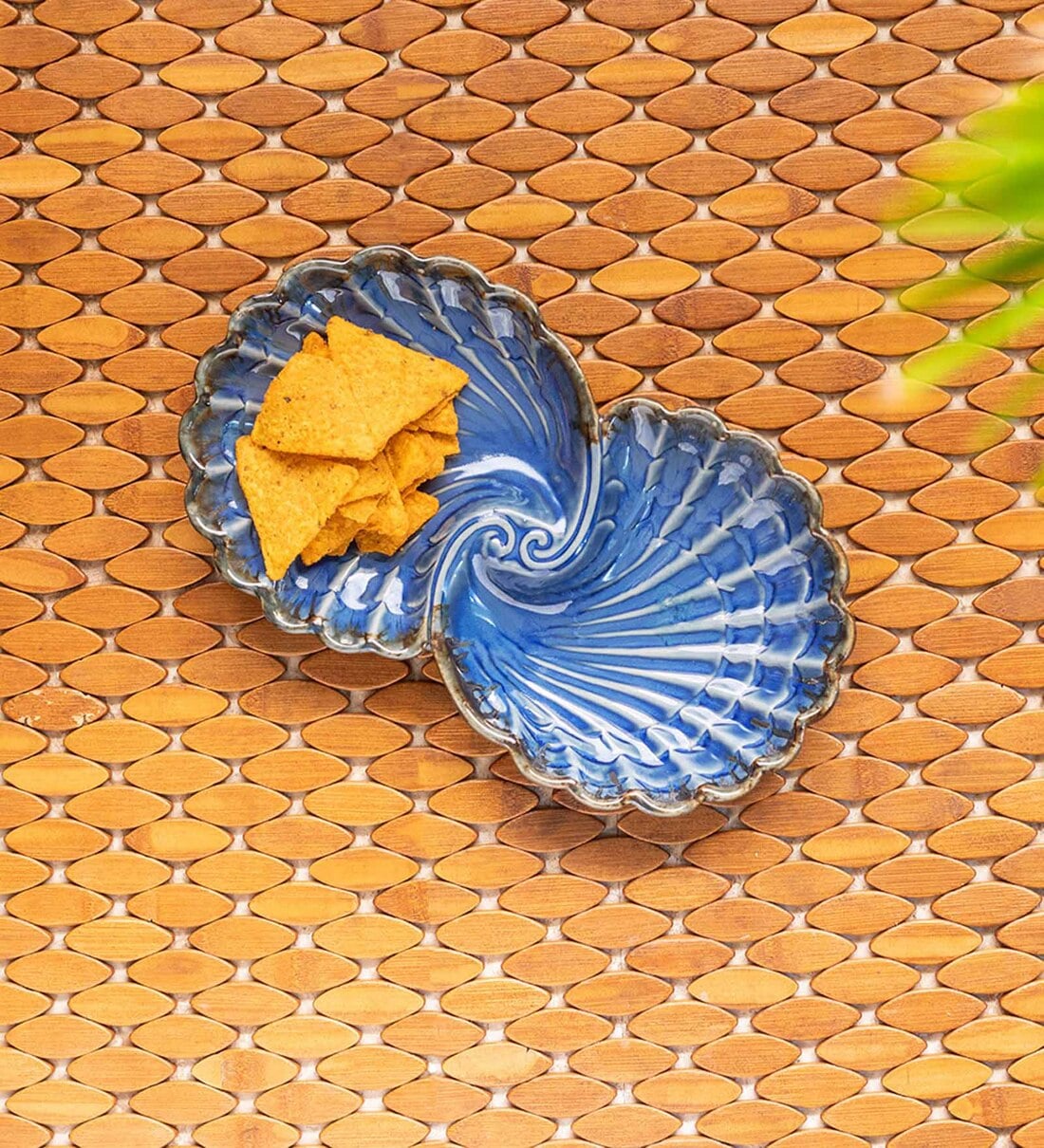 Buy Coral Reef Multicolour Ceramic Appetizer Platter at 43% OFF by ...