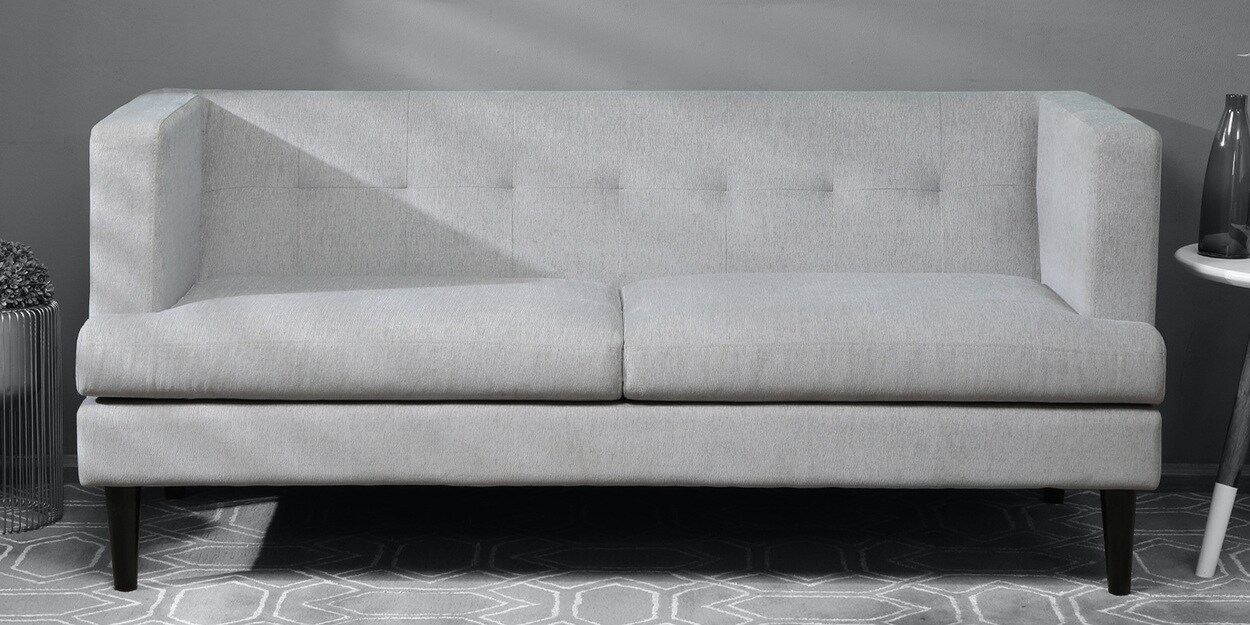 Buy Aracely Fabric 3 Seater Sofa In Ash Grey Colour at 4% OFF by ...