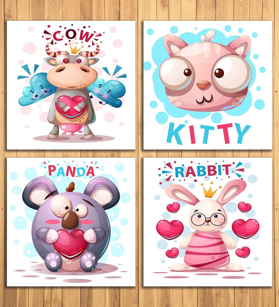 Buy Cute Cartoon Animals Wall Panels by Wens at 61% OFF by Wens | Pepperfry