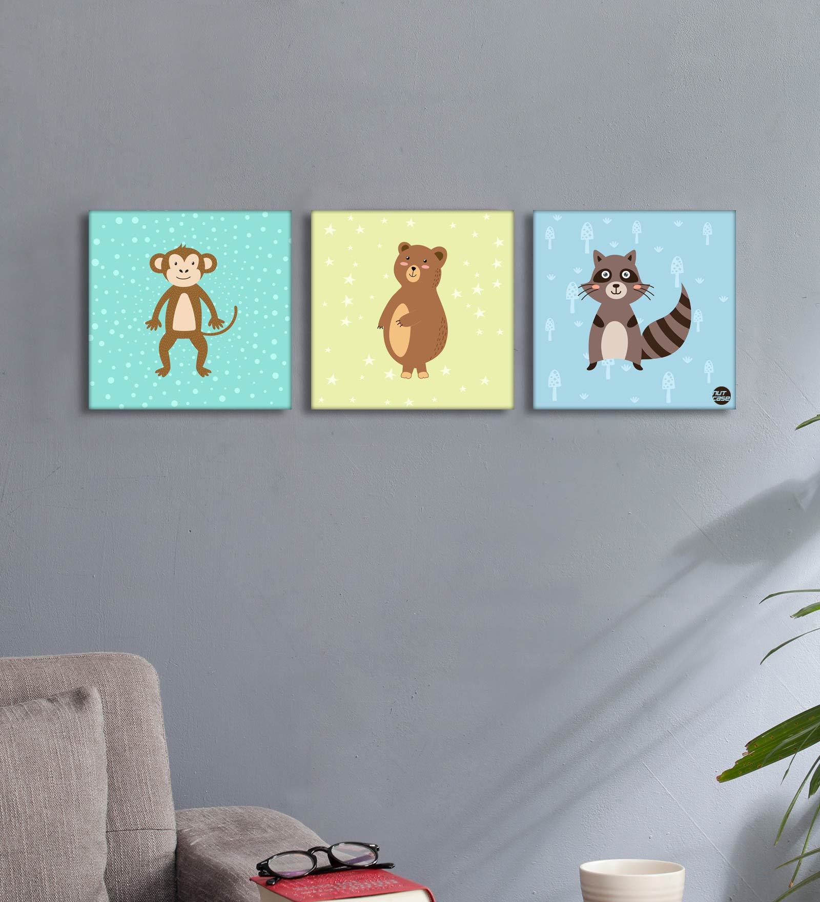 Buy Sun Board Cuddly Animals Wall Panel In Multicolor at 29% OFF by ...