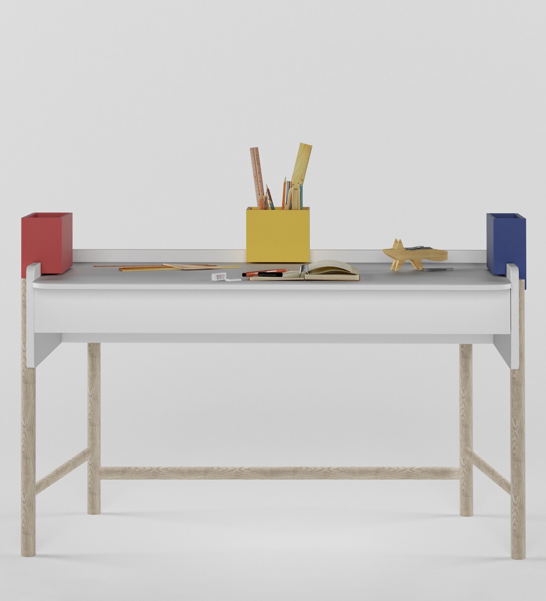 Buy Dapper Kids Study Table in White Colour at 5% OFF by Boingg! - A ...