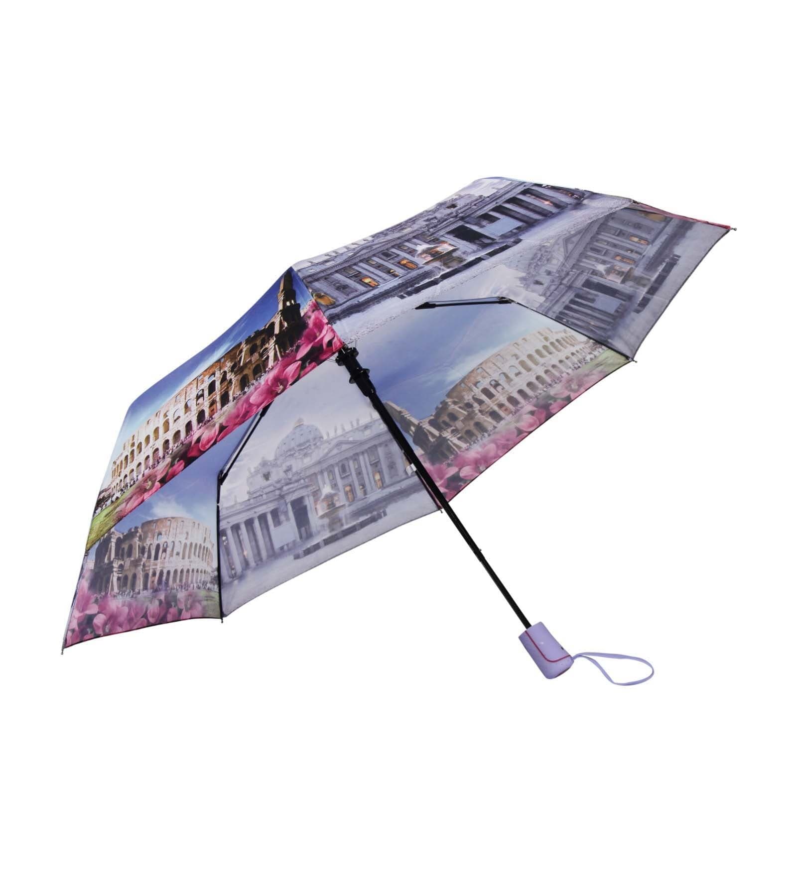 Buy Blue Digital Printed 3 Fold Nylon Umbrella by Fabseason Online ...