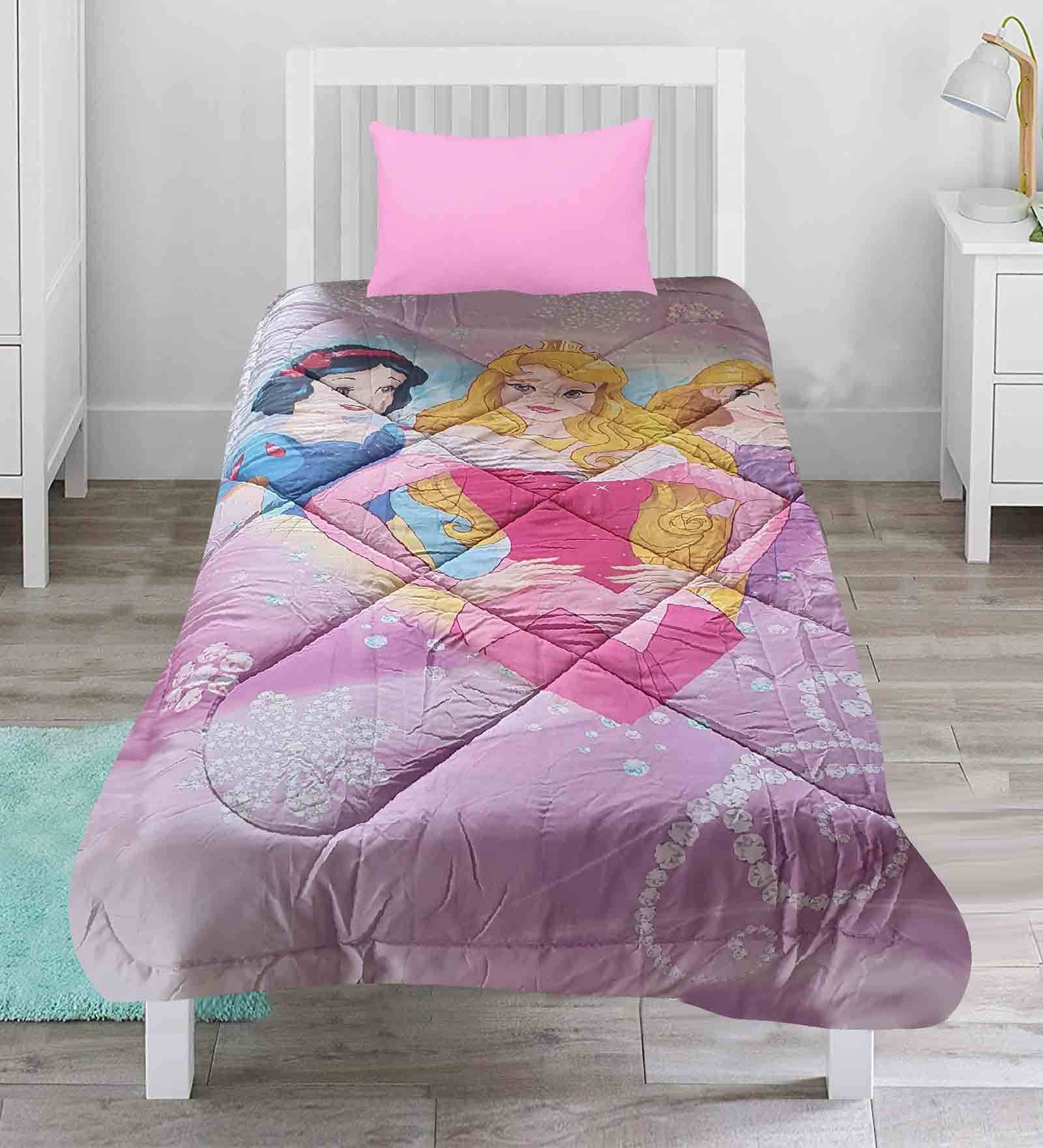 Buy Disney Princess Themed Comforter with Bedsheet & Pillow Cover by ...