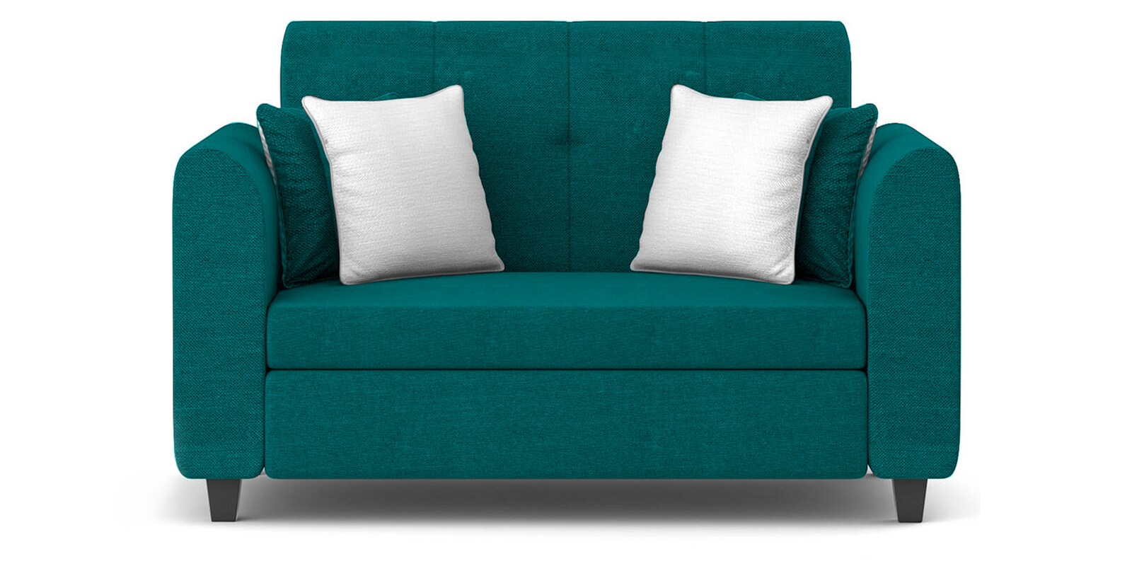 Buy Denmark Fabric 2 Seater Sofa in Sea Green Colour at 54% OFF by ...