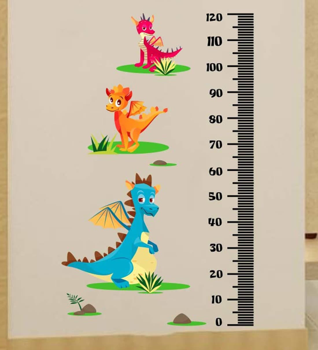 Buy Dragons Height Chart in Multicolour by Handzon at 32% OFF by ...