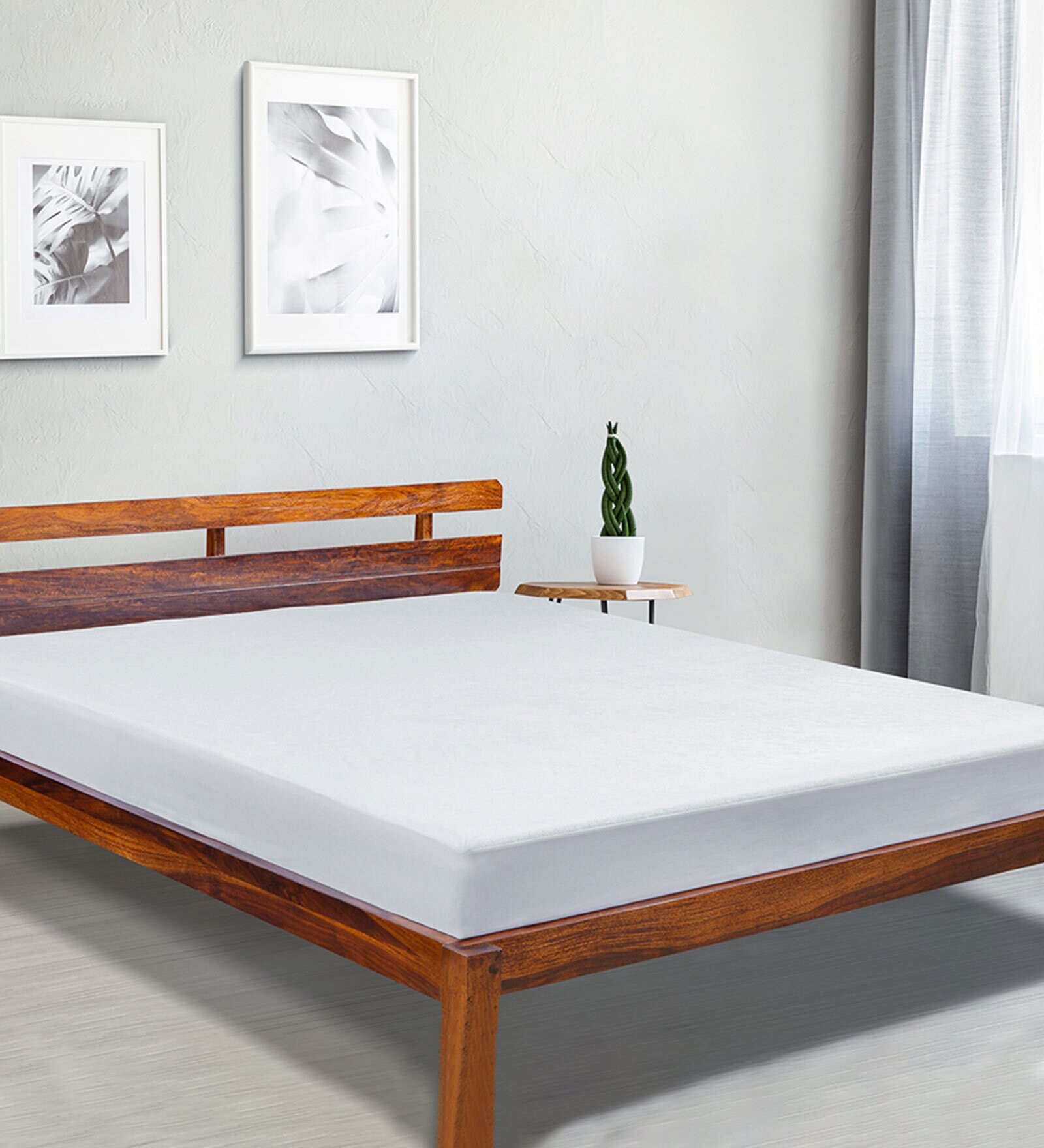 Buy Duro Safe (78x36) Cotton Anti-Viral & Waterproof Single Size ...