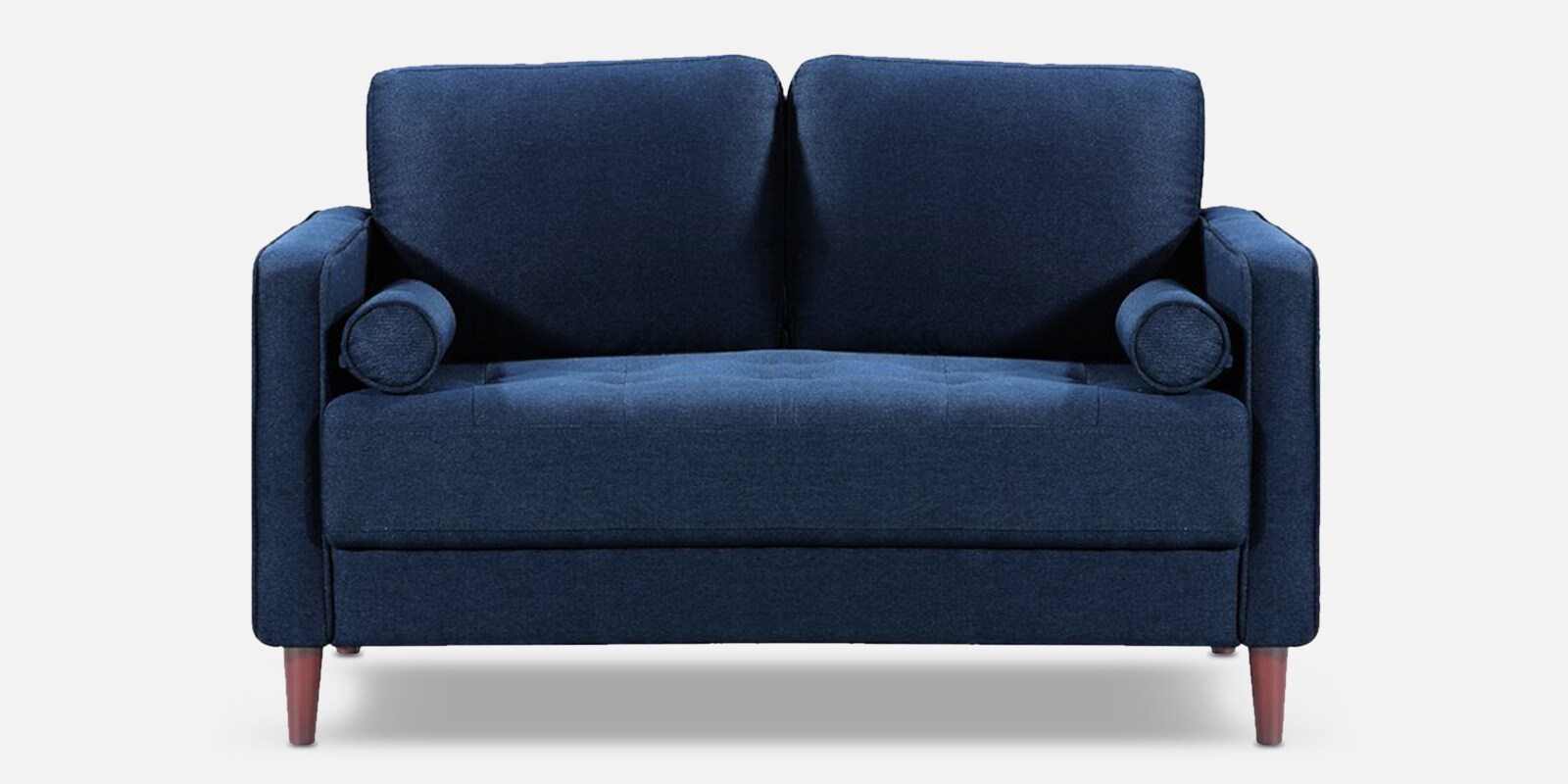 Buy Dogo 2 Seater Sofa In Royal Blue Colour Online - Mid-Century Modern ...