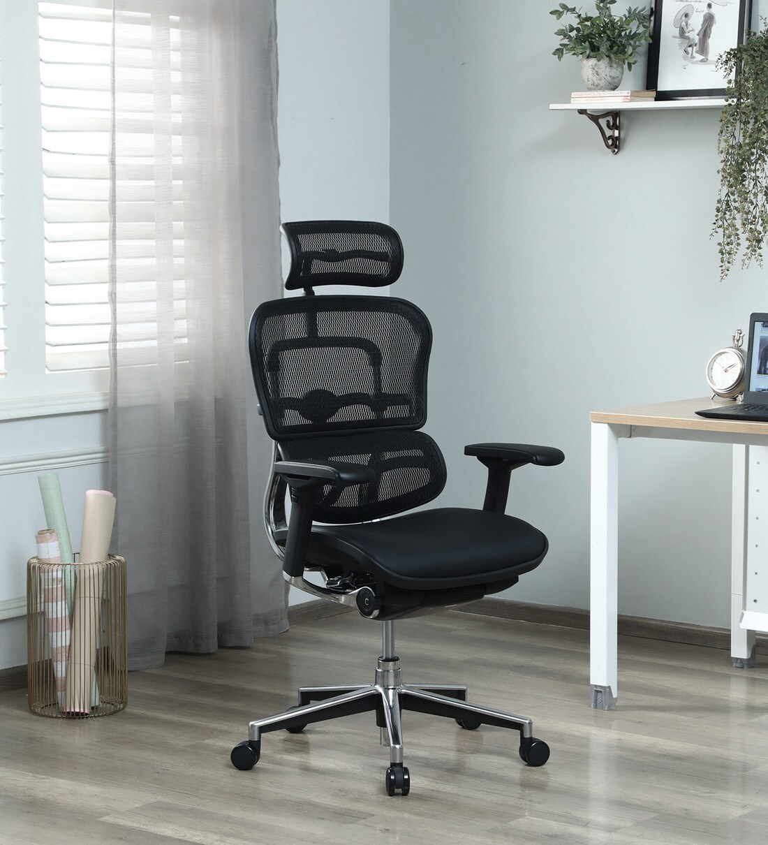 Buy Ergohuman Metal Ergonomic Chair in Black Colour at 53% OFF by ...