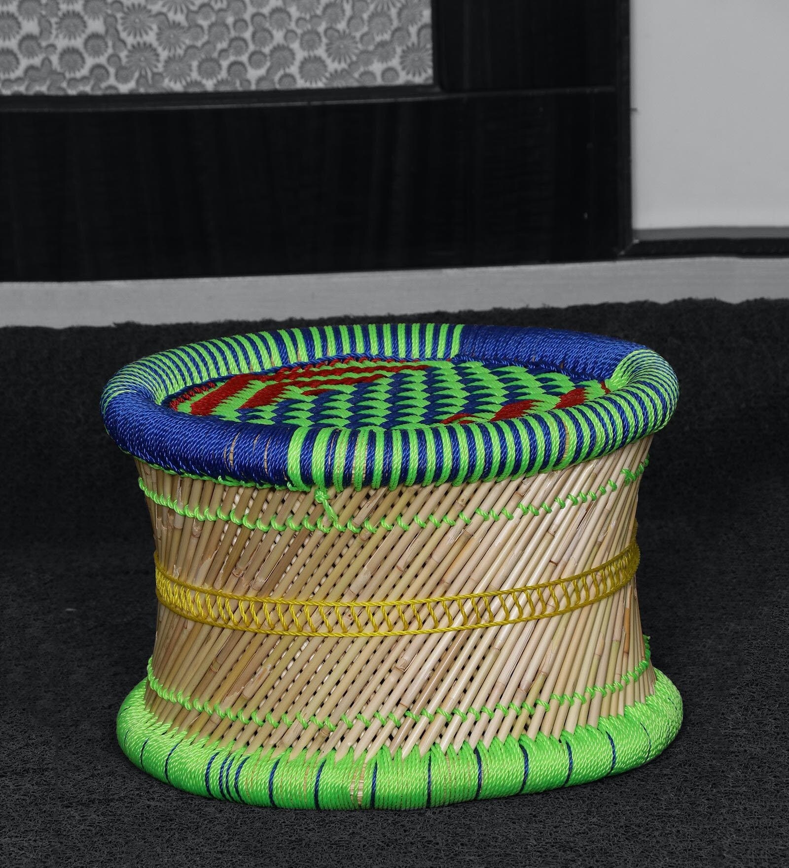 Buy Ethnic Handcrafted Mudiya Stool in Multi Colour at 29% OFF by ...